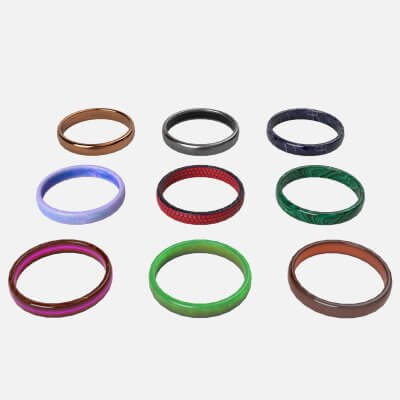 Ring Collection - 3D Model by Grishmanovskij Anton