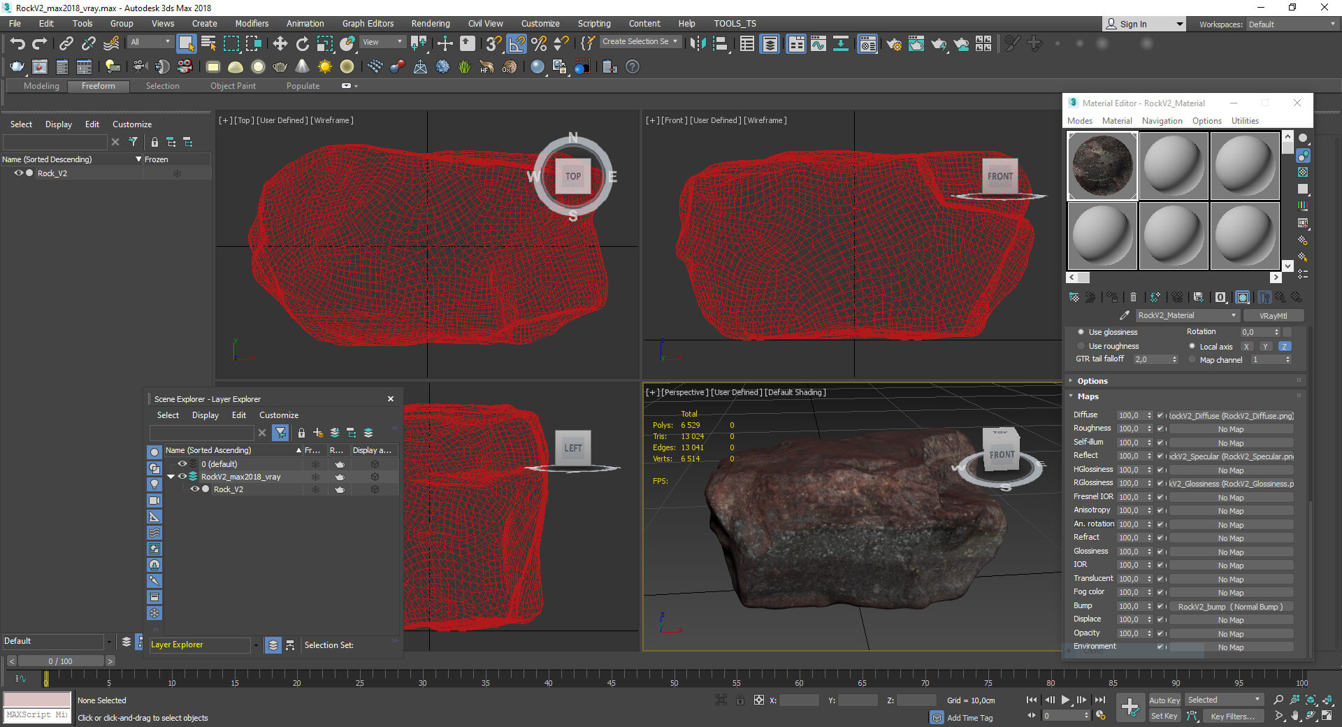 Rock Jasper V2 - 3D Model by Grishmanovskij Anton