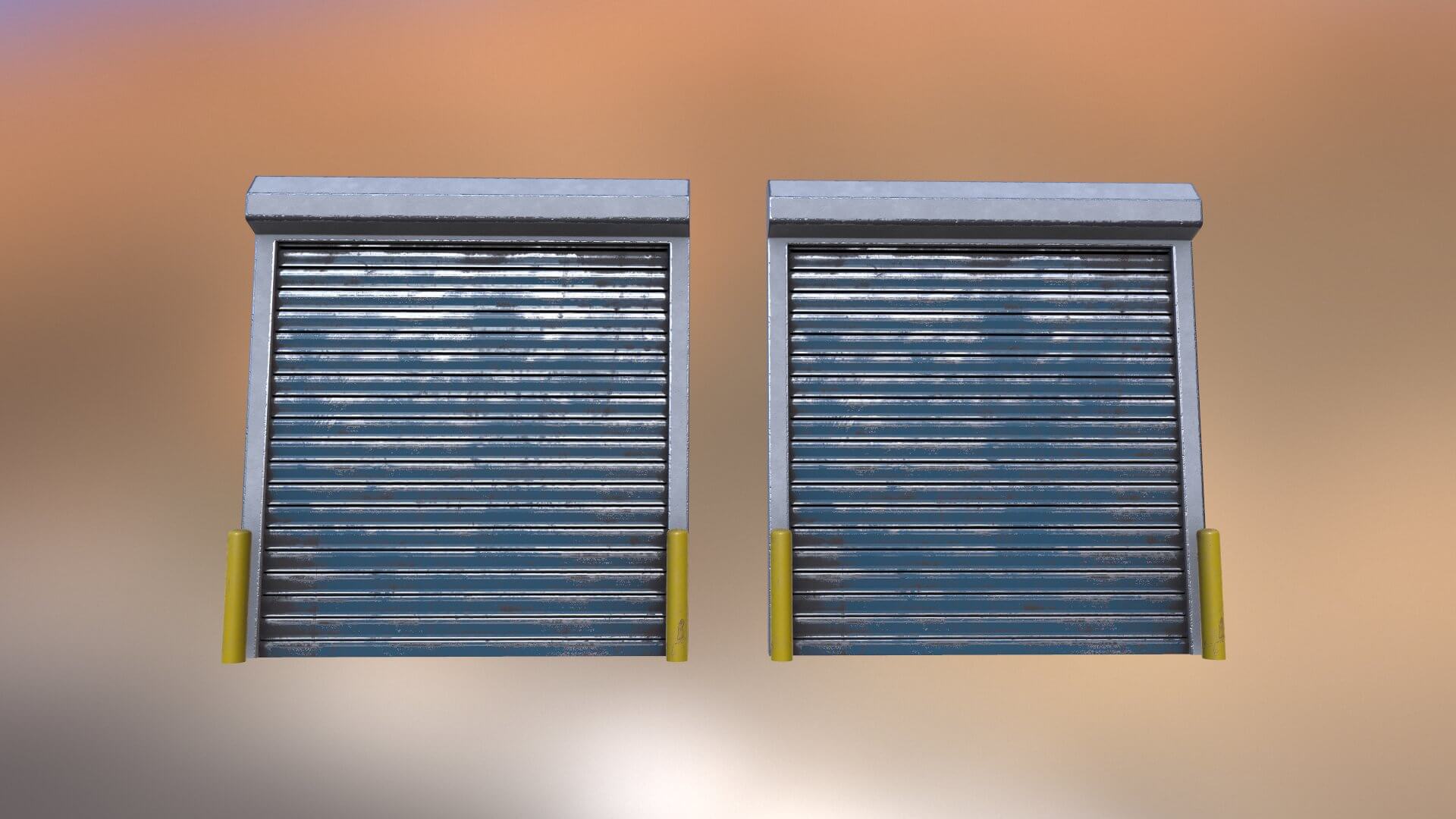 Roller Shutters - 3D Model by Grishmanovskij Anton
