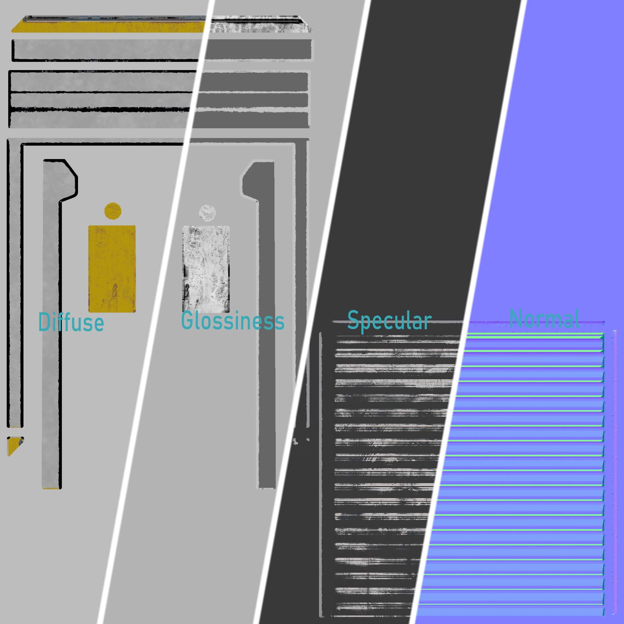Roller Shutters - 3D Model by Grishmanovskij Anton