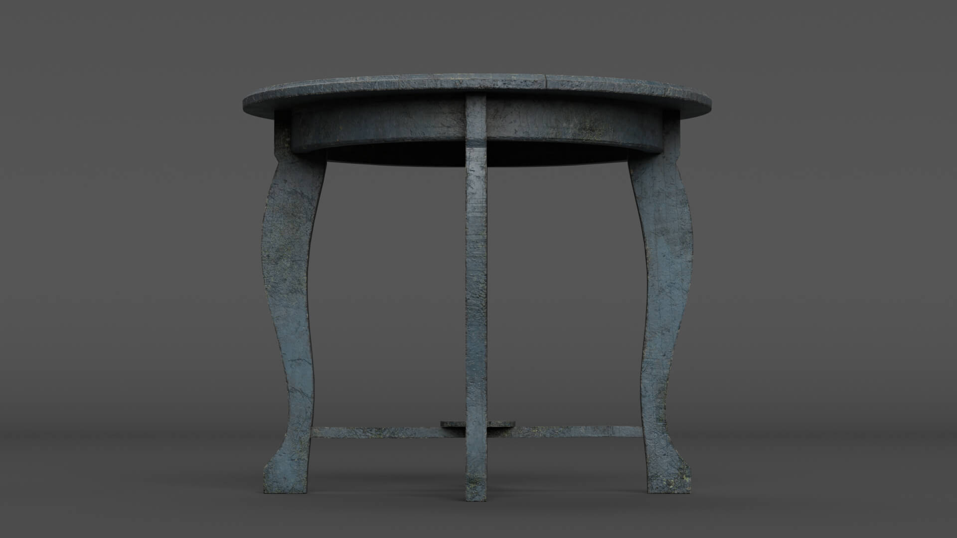 Old Round Table - 3D Model by Grishmanovskij Anton