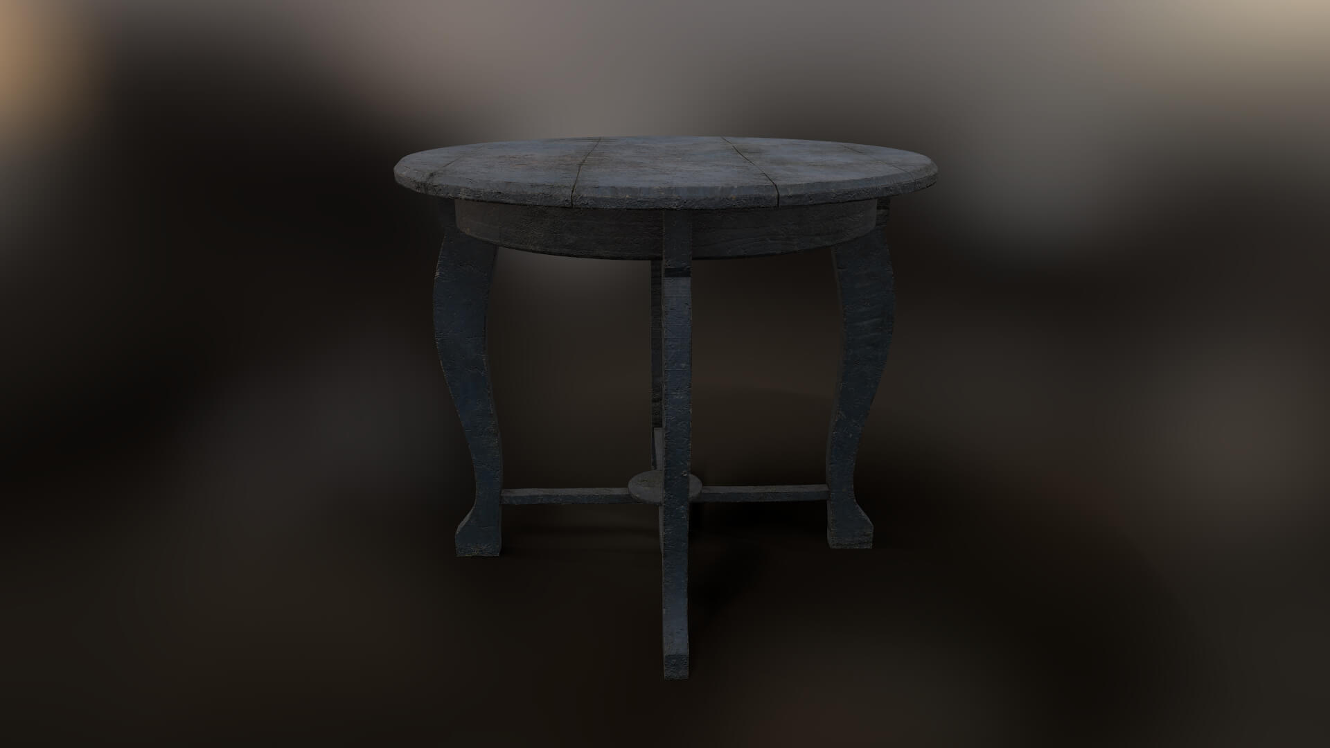 Old Round Table - 3D Model by Grishmanovskij Anton