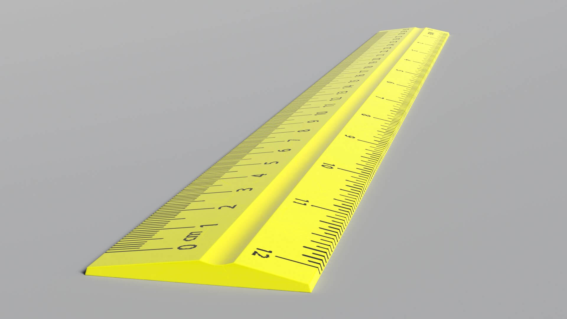 Ruler - 3D Model by Grishmanovskij Anton