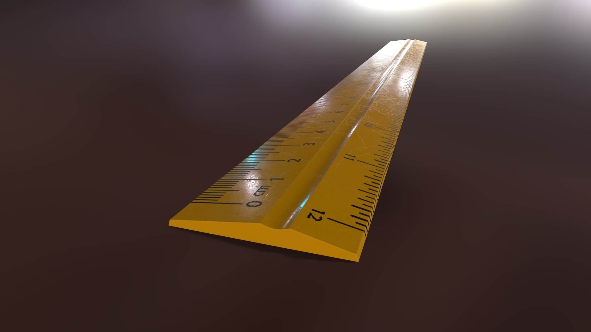 Ruler - 3D Model by Grishmanovskij Anton