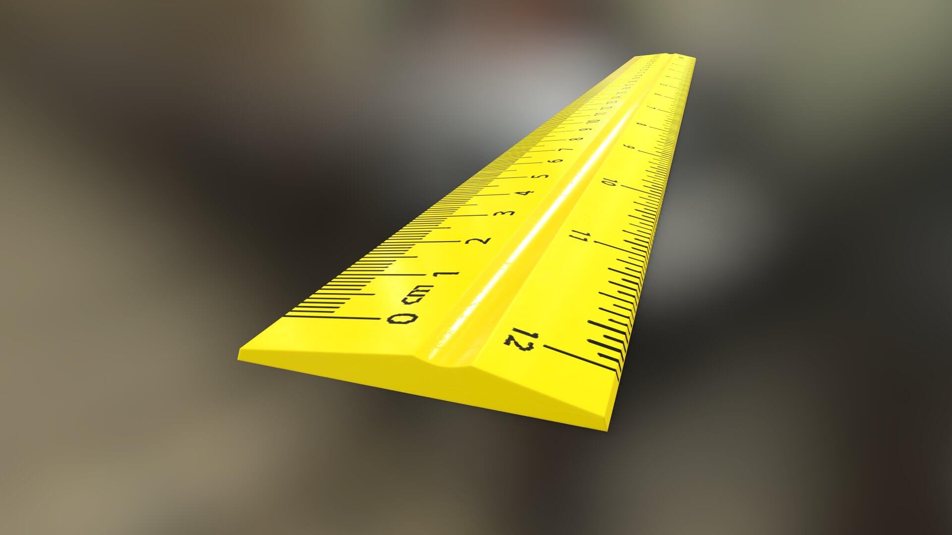 Ruler - 3D Model by Grishmanovskij Anton