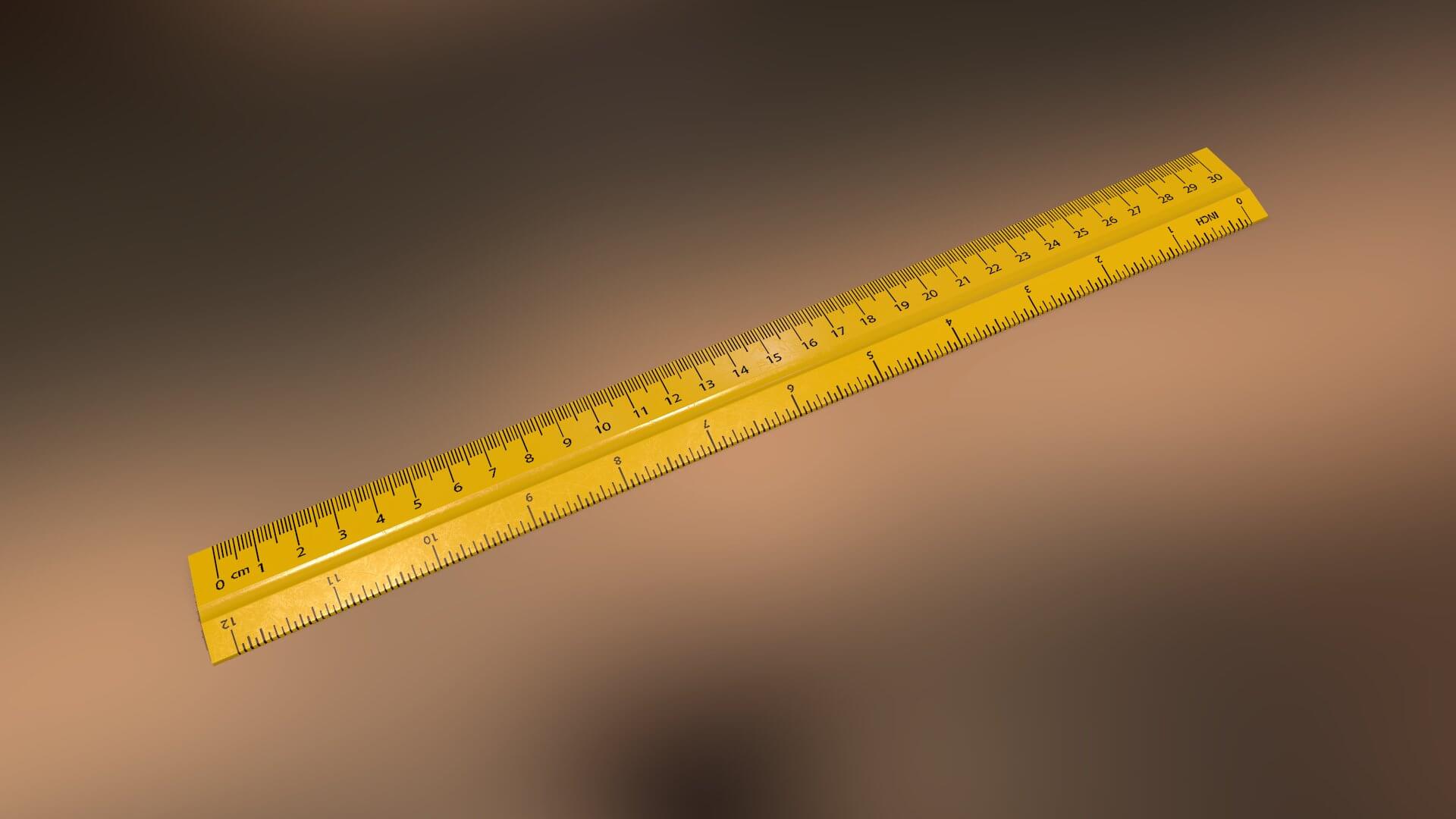 Ruler - 3D Model by Grishmanovskij Anton