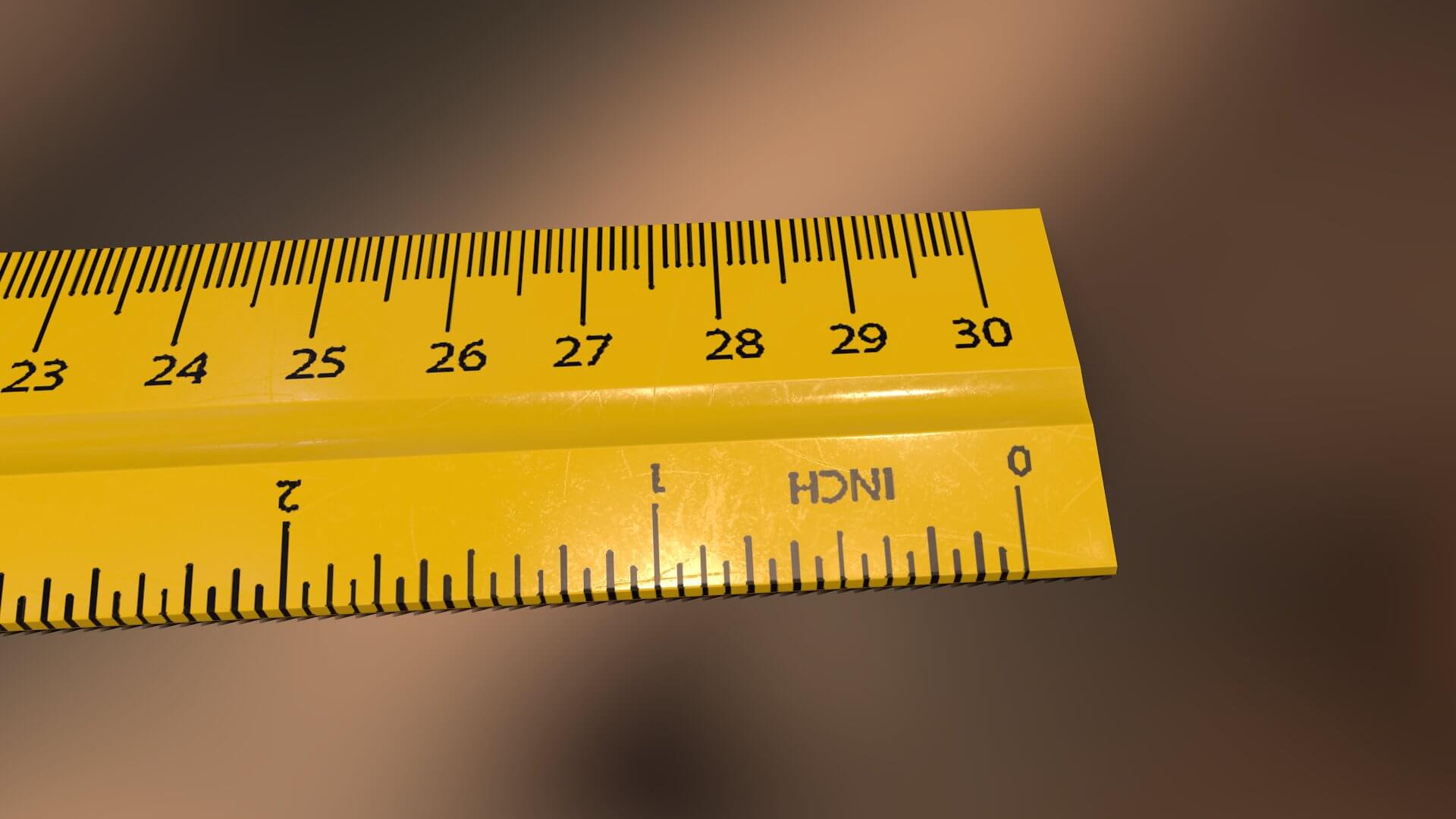 Ruler - 3D Model by Grishmanovskij Anton