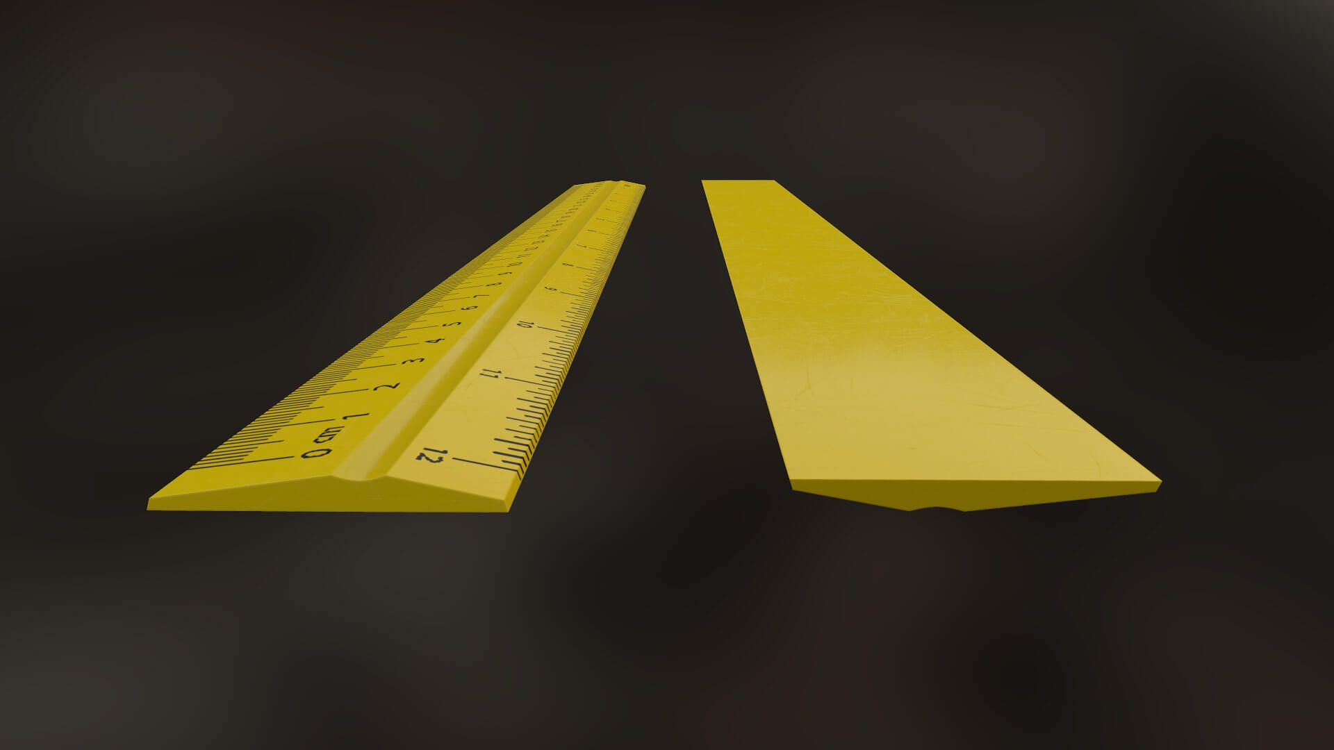 Ruler - 3D Model by Grishmanovskij Anton