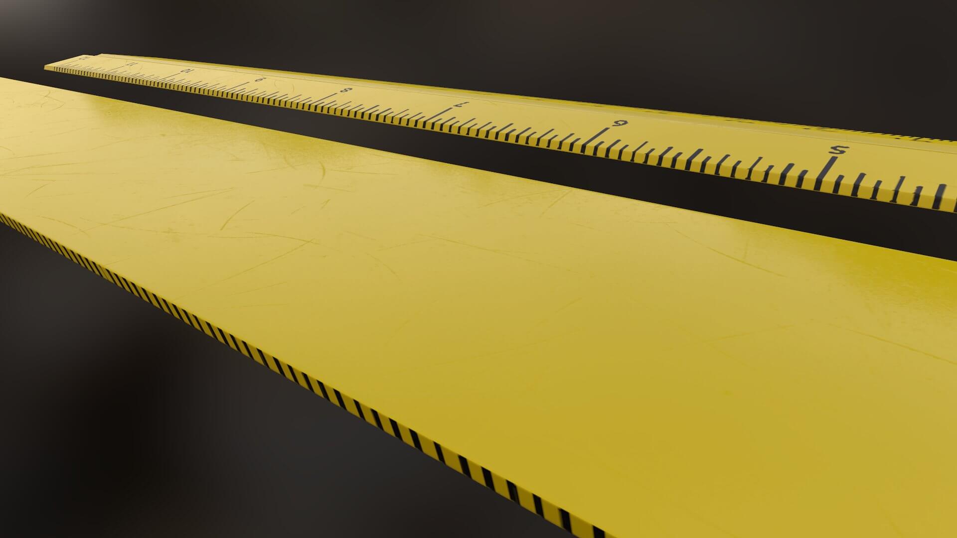 Ruler - 3D Model by Grishmanovskij Anton