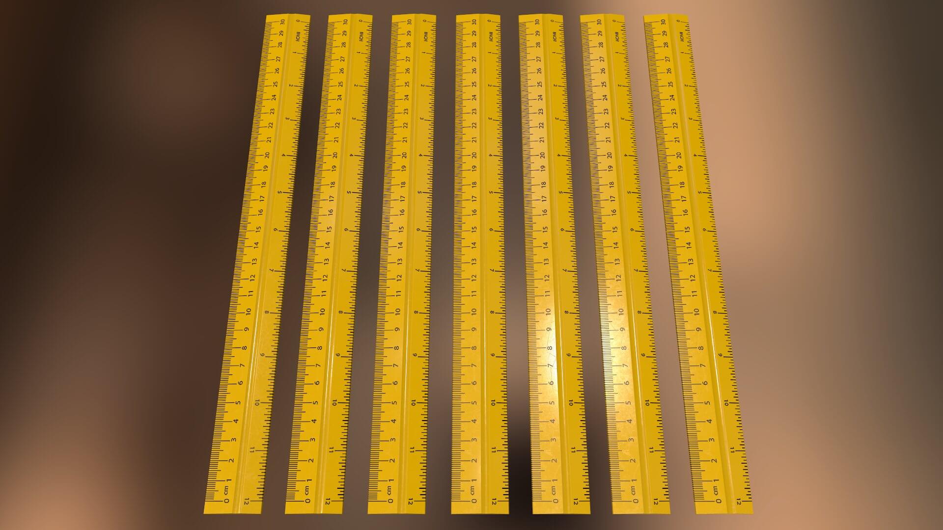 Ruler - 3D Model by Grishmanovskij Anton