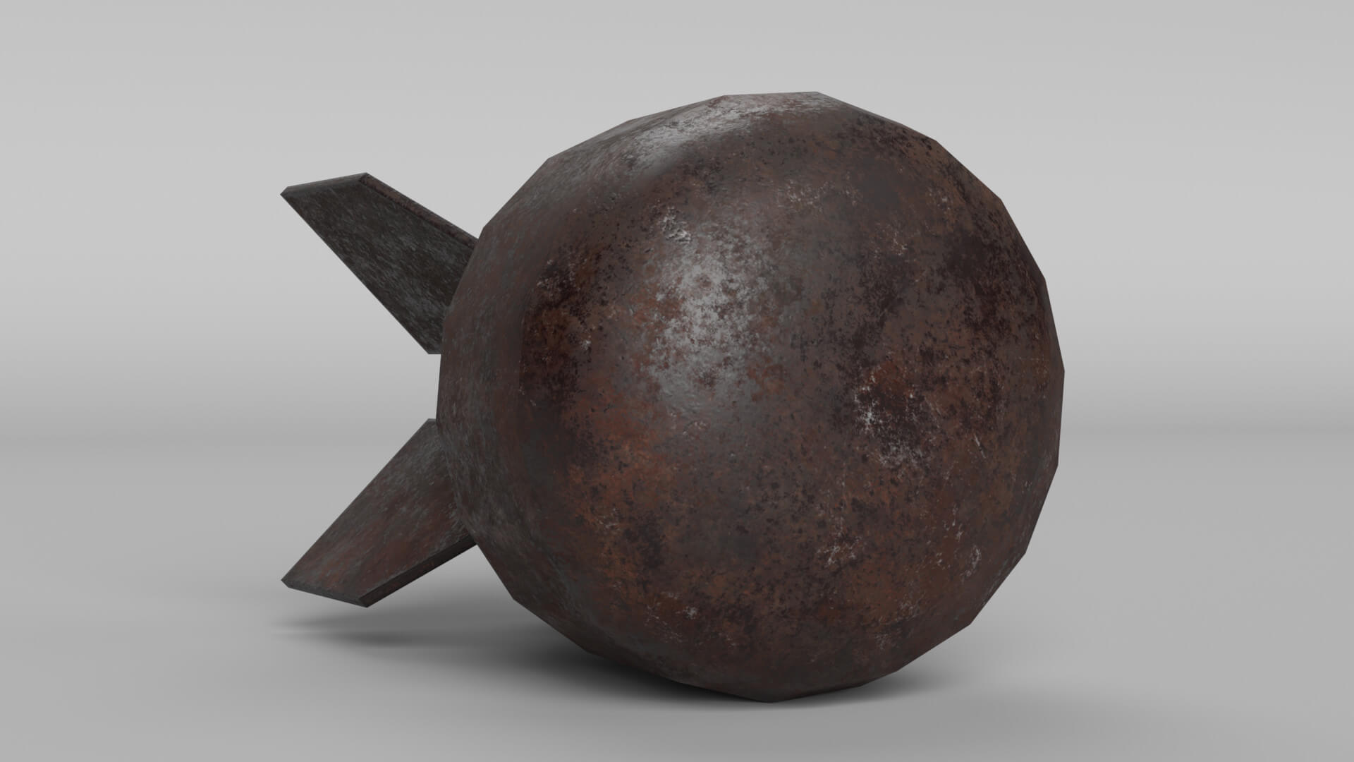 Rusty Bomb - 3D Model by Grishmanovskij Anton
