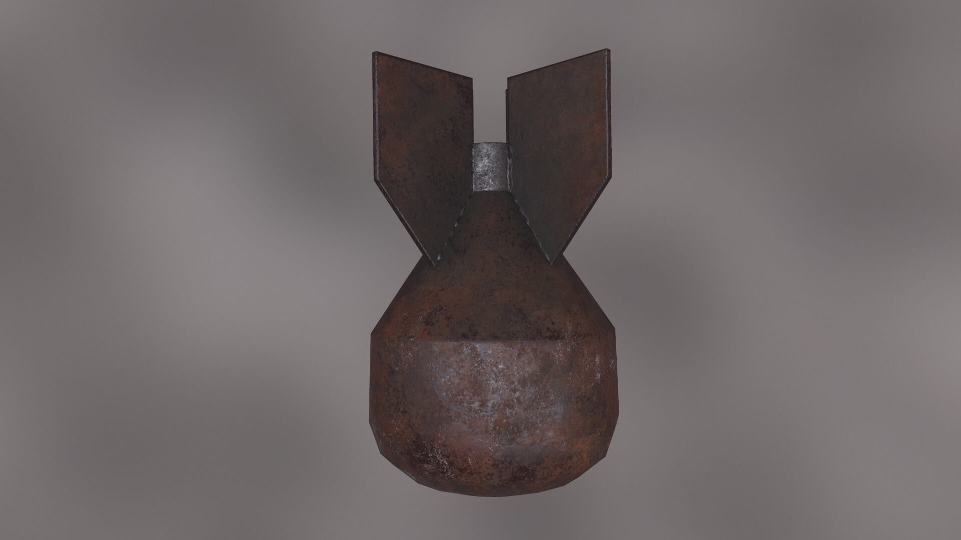 Rusty Bomb - 3D Model by Grishmanovskij Anton