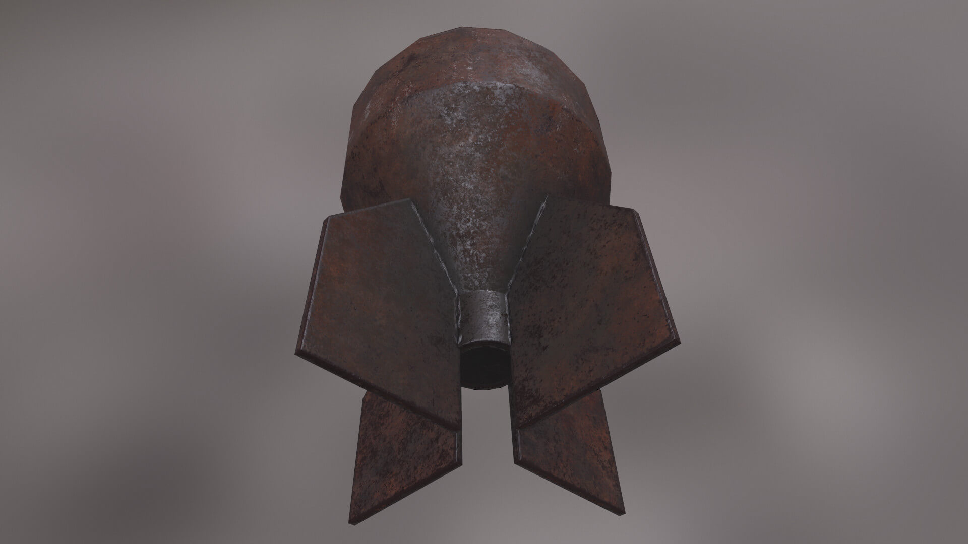 Rusty Bomb - 3D Model by Grishmanovskij Anton