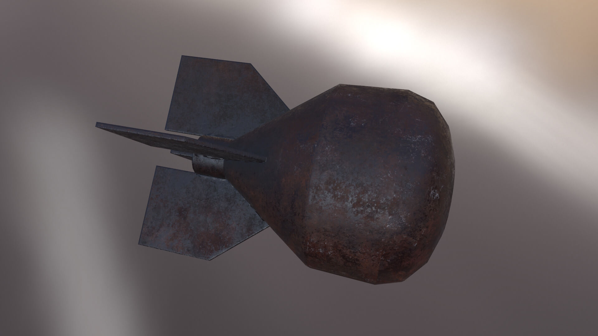 Rusty Bomb - 3D Model by Grishmanovskij Anton