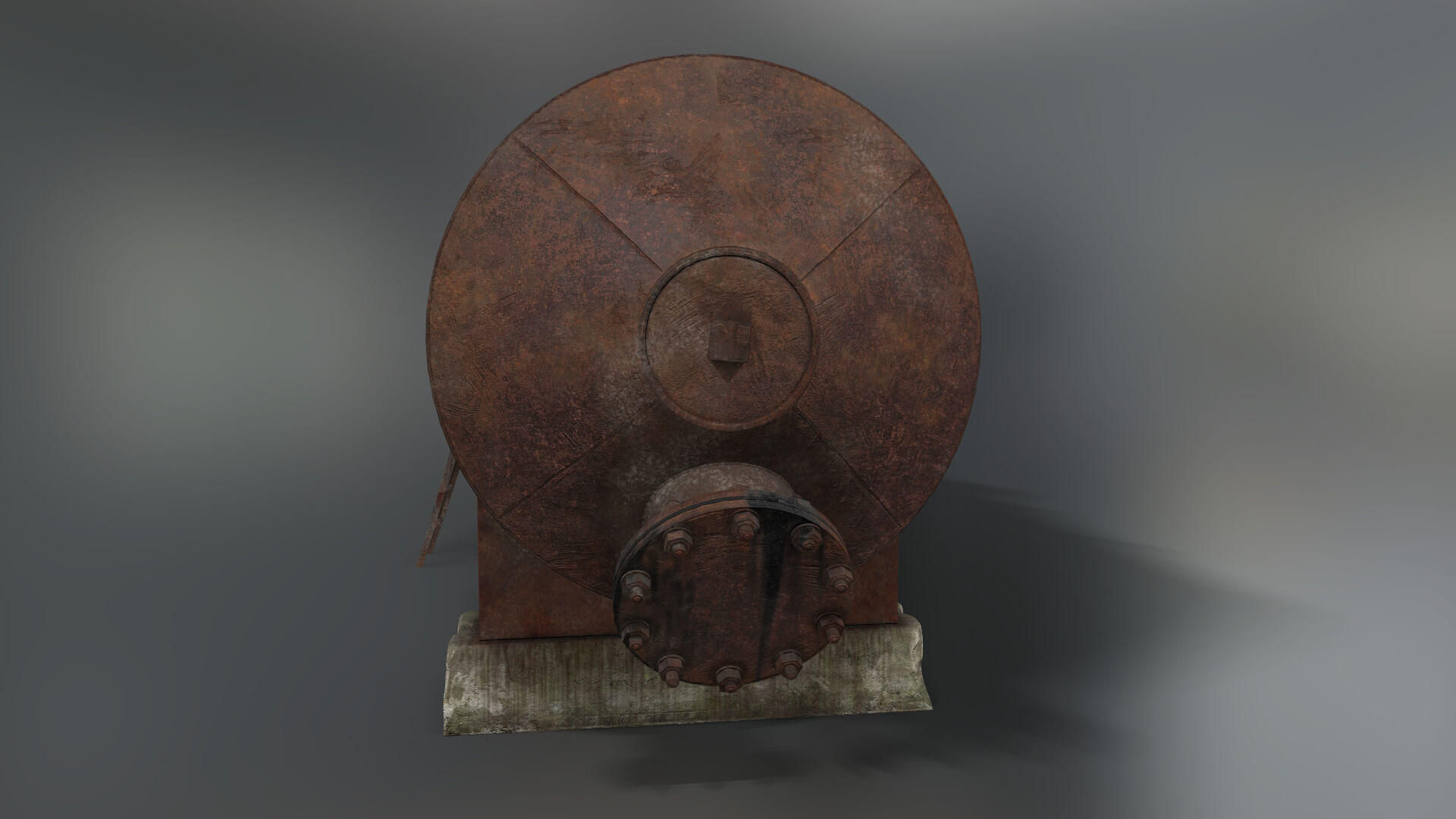 Rusty Cistern - 3D Model by Grishmanovskij Anton