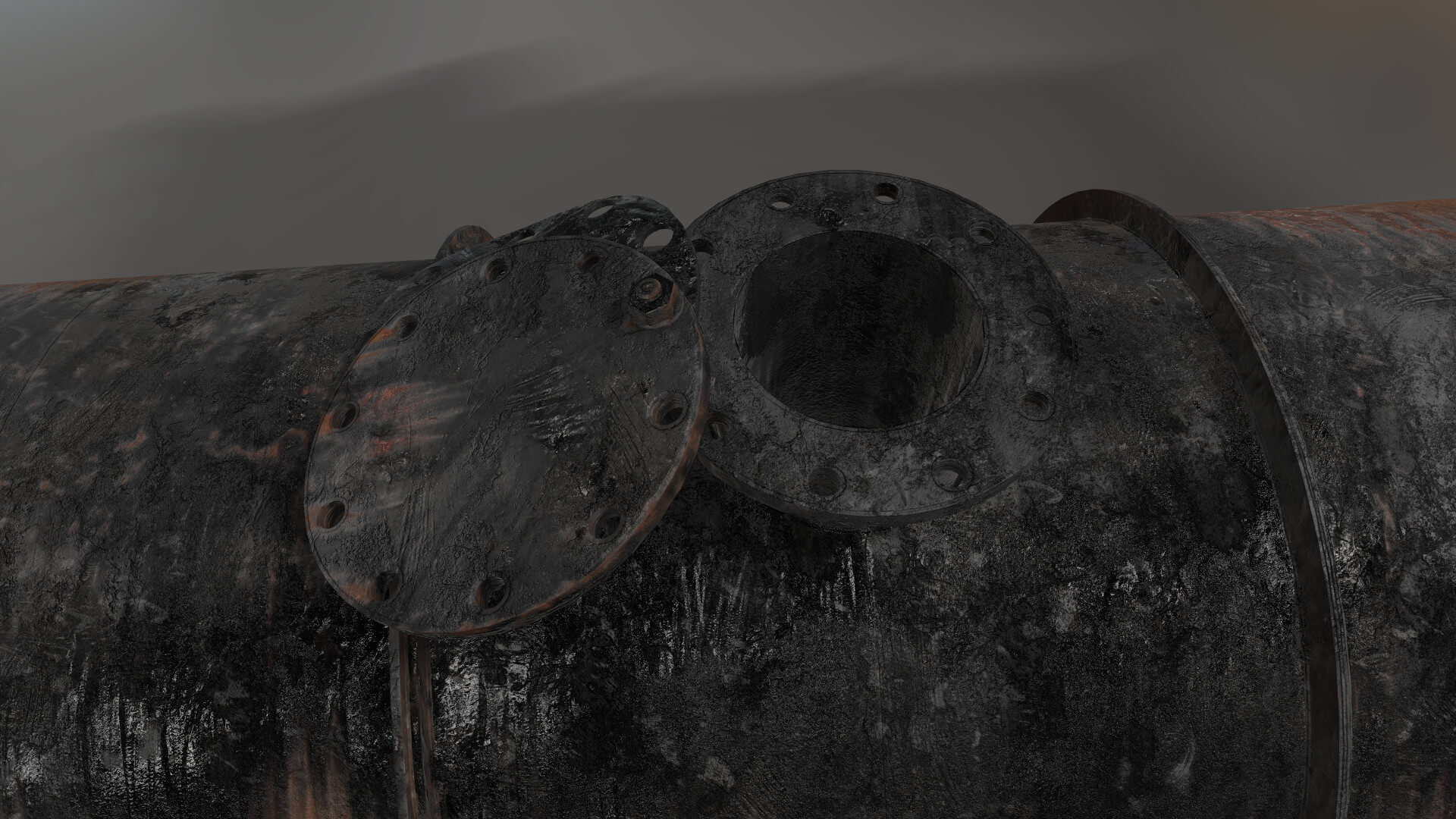 Rusty Cistern - 3D Model by Grishmanovskij Anton