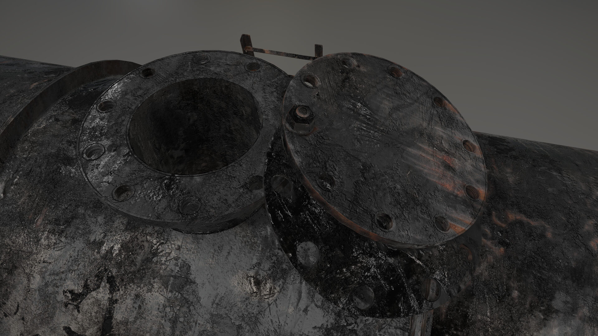 Rusty Cistern - 3D Model by Grishmanovskij Anton