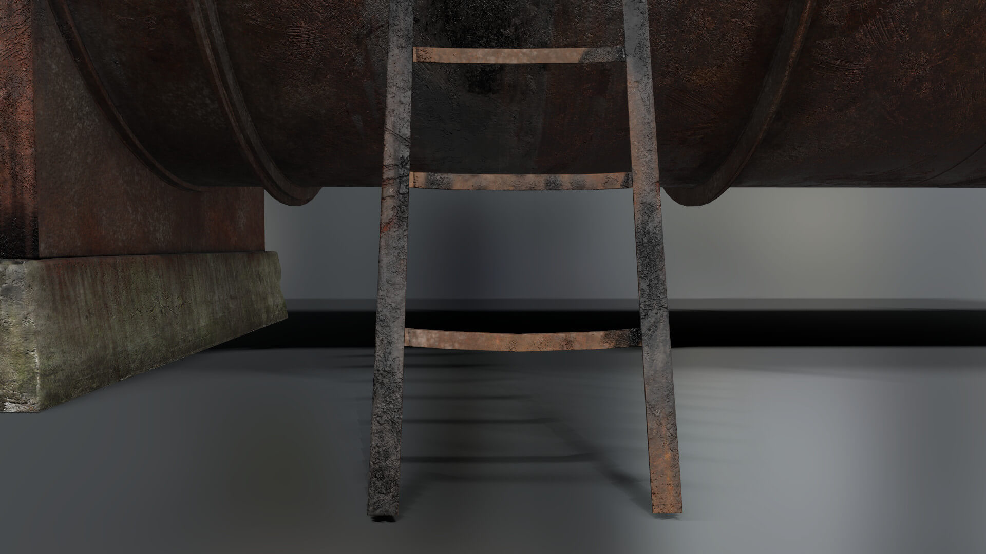 Rusty Cistern - 3D Model by Grishmanovskij Anton