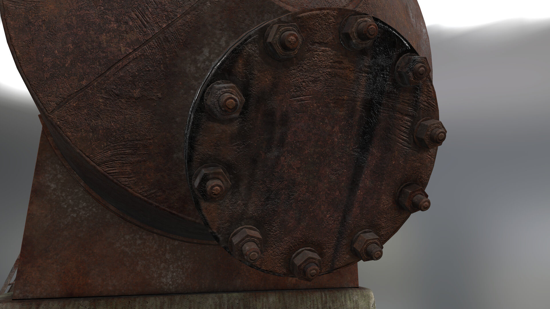 Rusty Cistern - 3D Model by Grishmanovskij Anton
