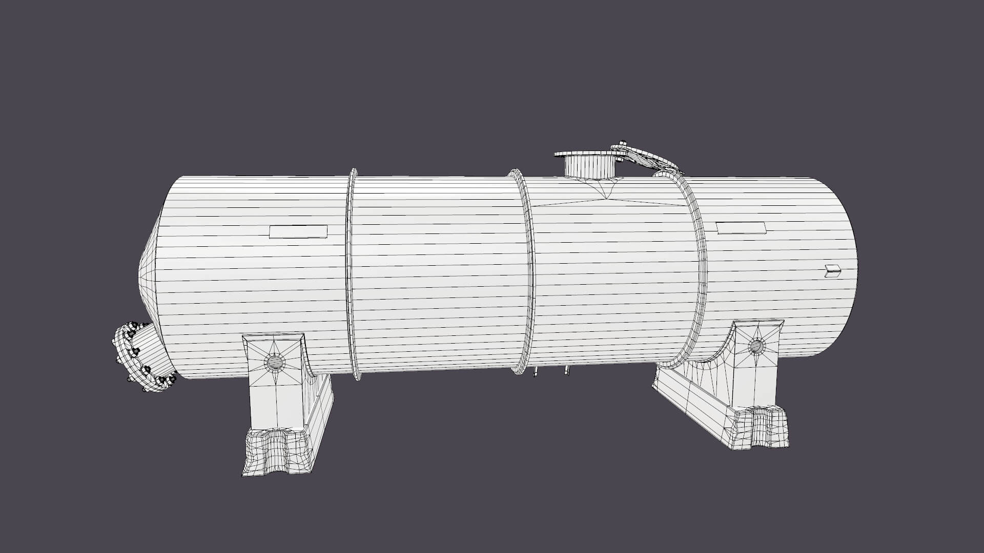 Rusty Cistern - 3D Model by Grishmanovskij Anton