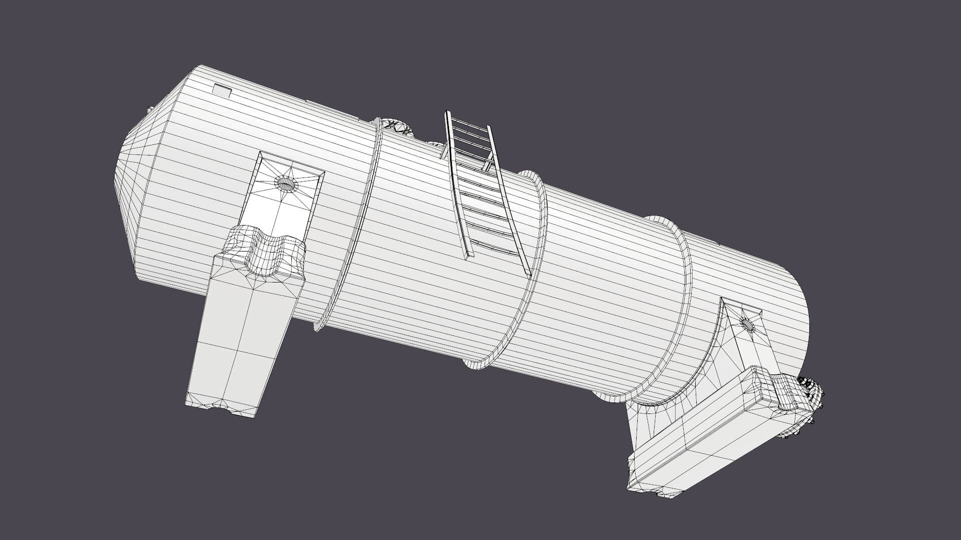 Rusty Cistern - 3D Model by Grishmanovskij Anton