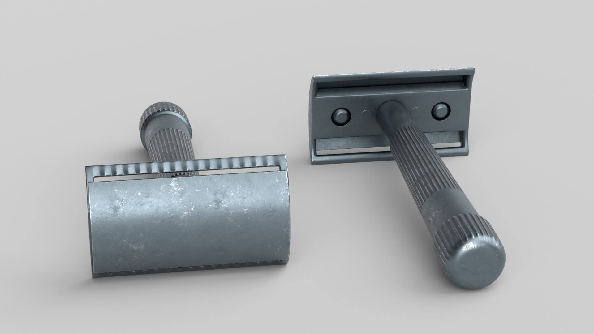 Safety Razor - 3D Model by Grishmanovskij Anton
