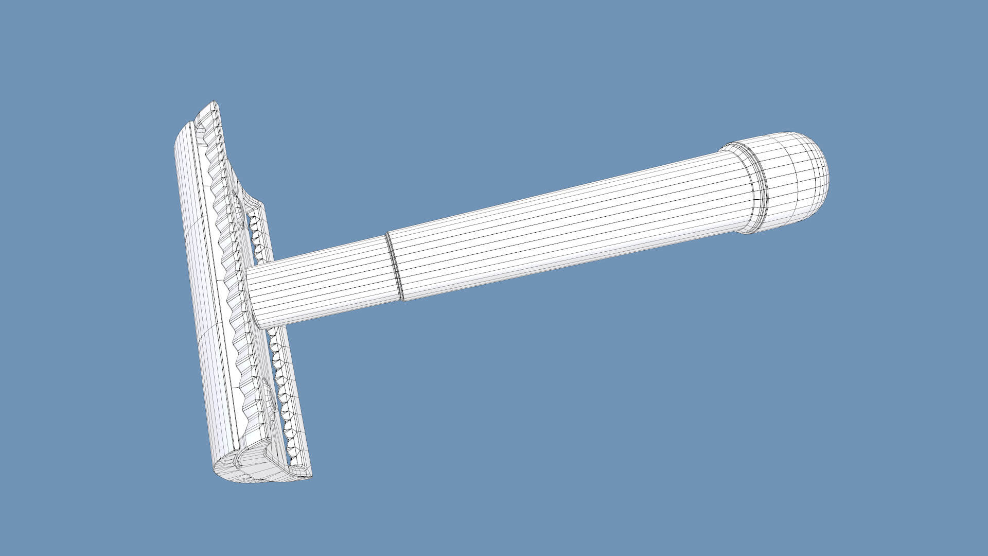 Safety Razor - 3D Model by Grishmanovskij Anton