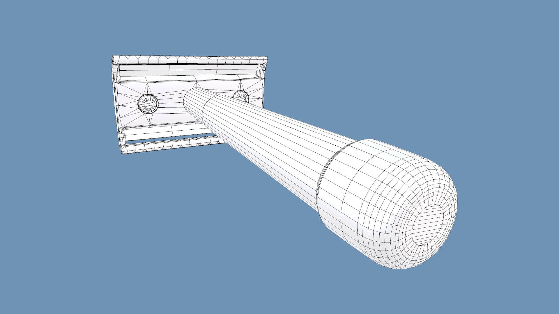 Safety Razor - 3D Model by Grishmanovskij Anton
