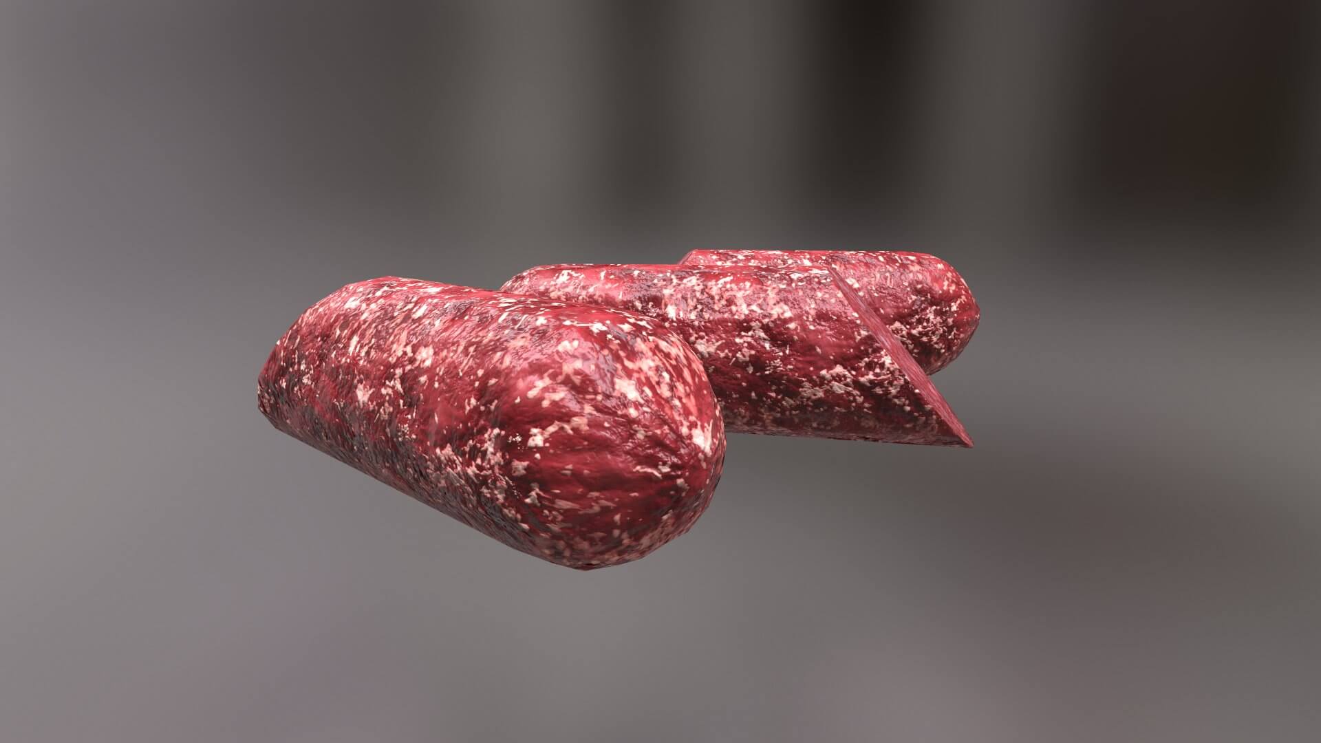 Sausage Salami - 3D Model by Grishmanovskij Anton