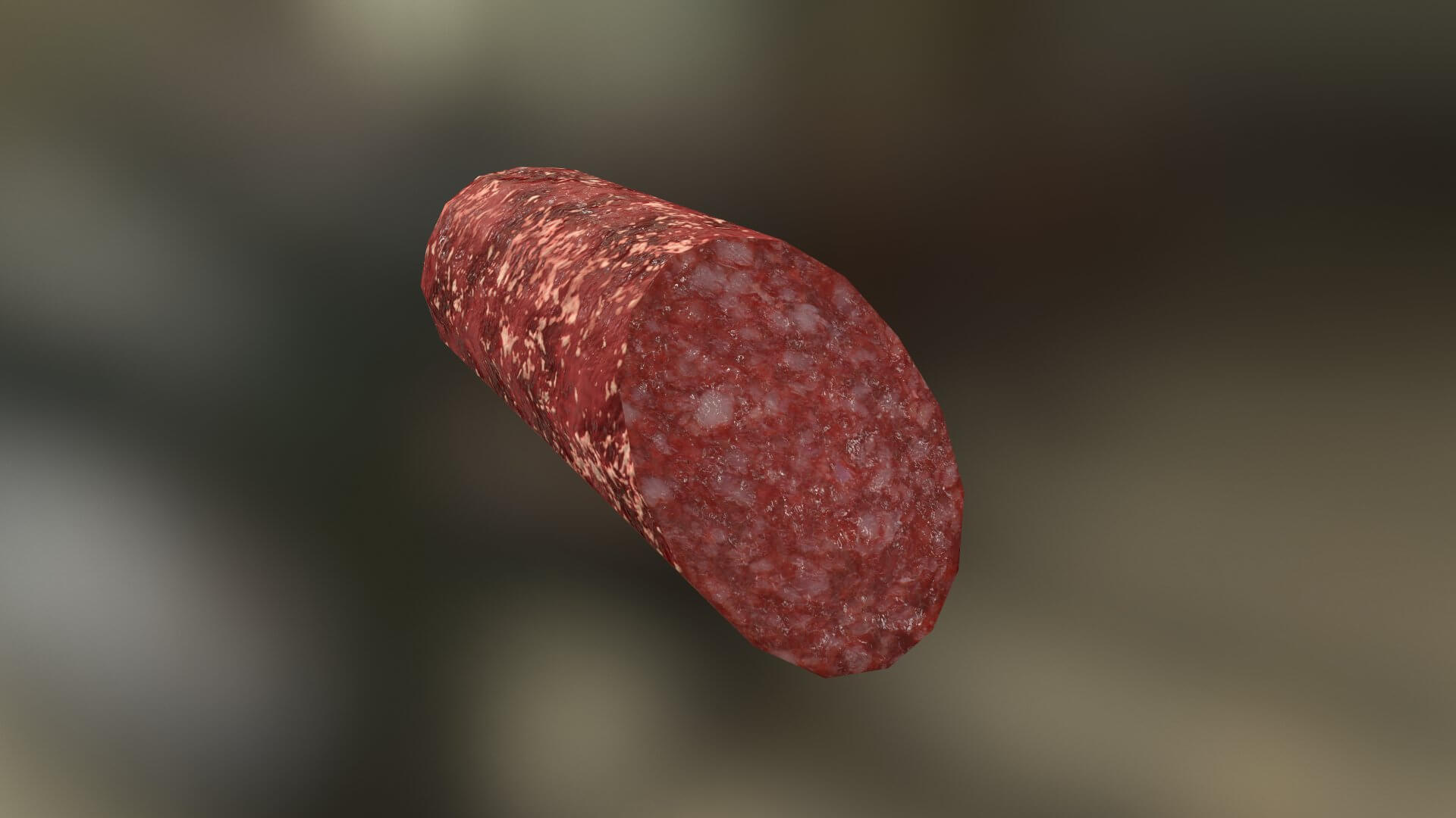 Sausage Salami - 3D Model by Grishmanovskij Anton