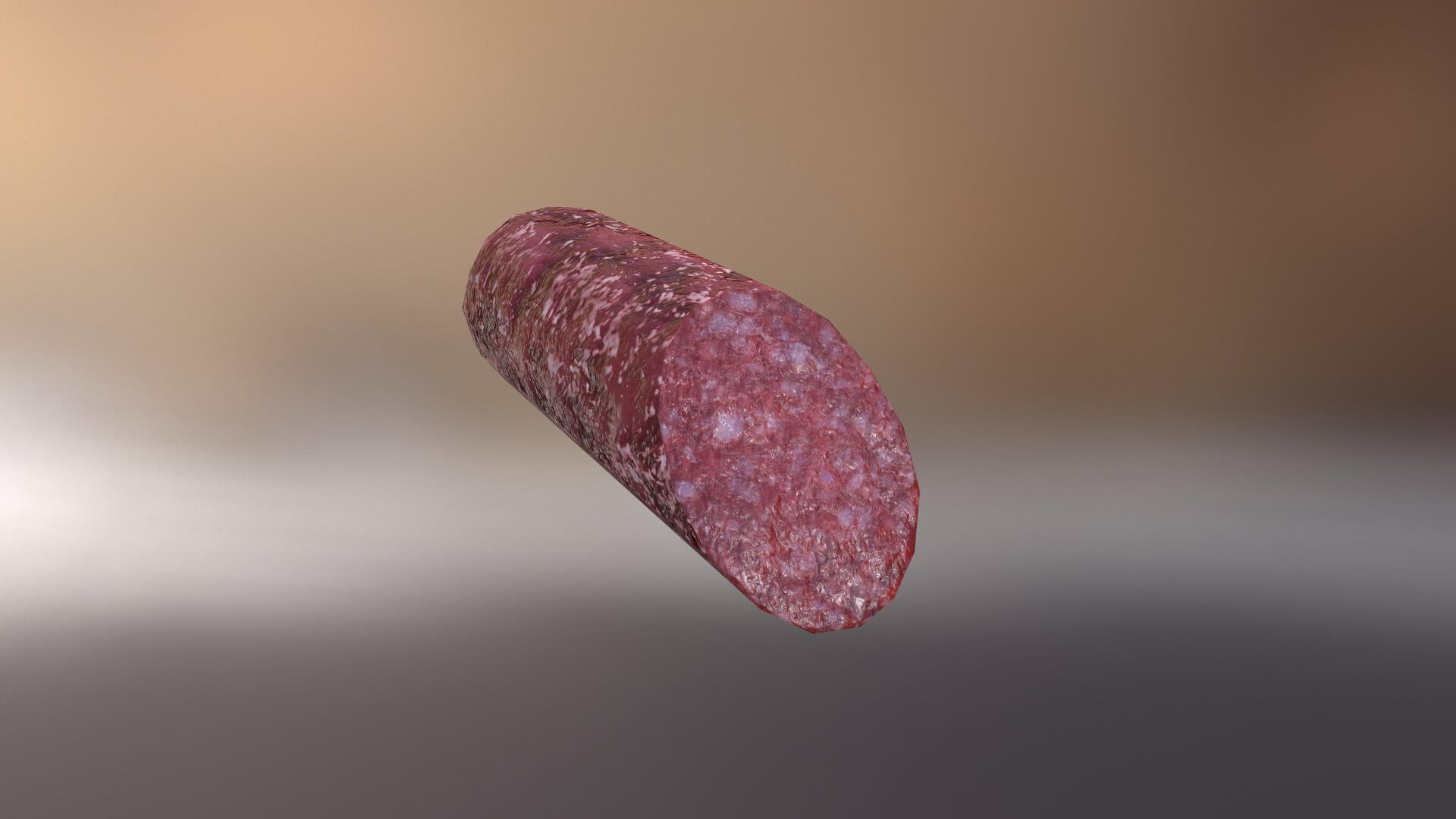 Sausage Salami - 3D Model by Grishmanovskij Anton