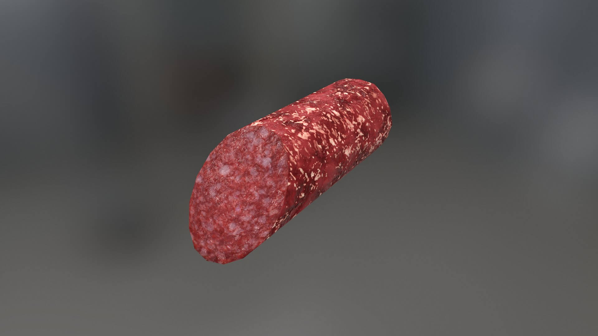 Sausage Salami - 3D Model by Grishmanovskij Anton