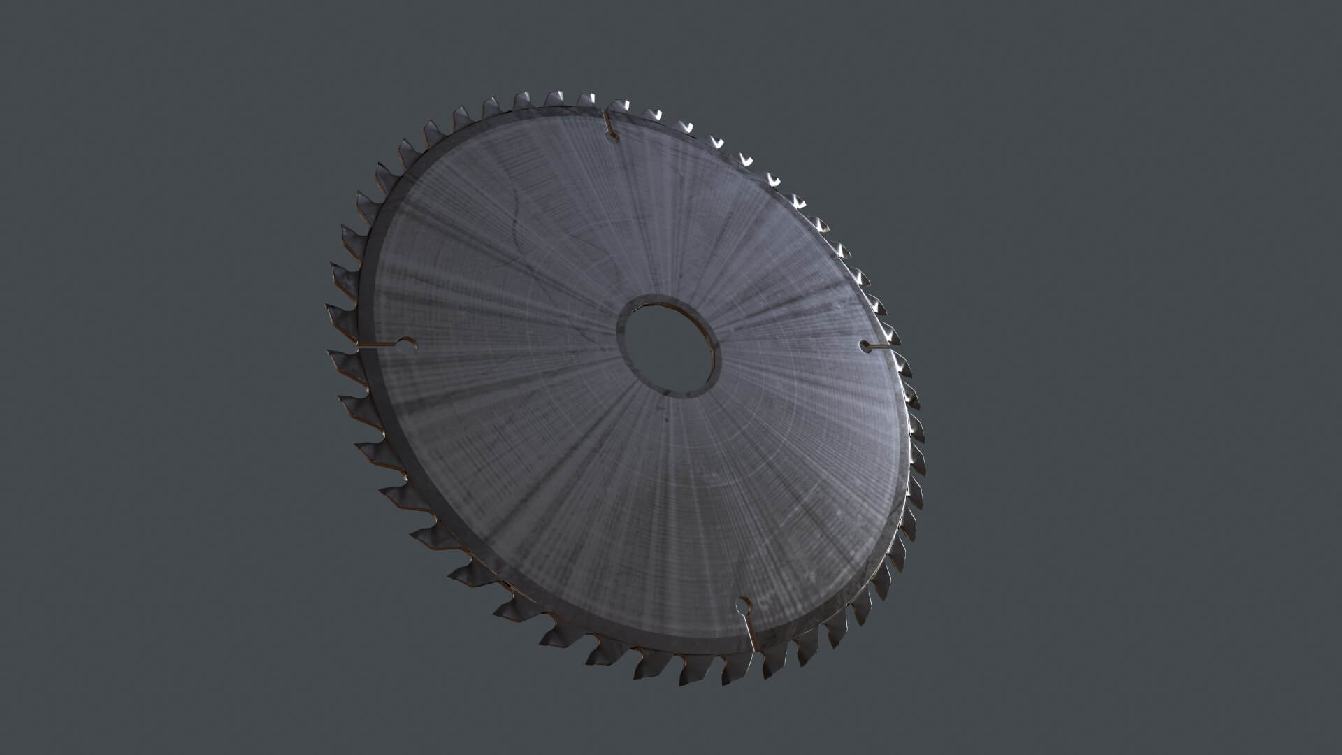 Saw Disk - 3D Model by Grishmanovskij Anton