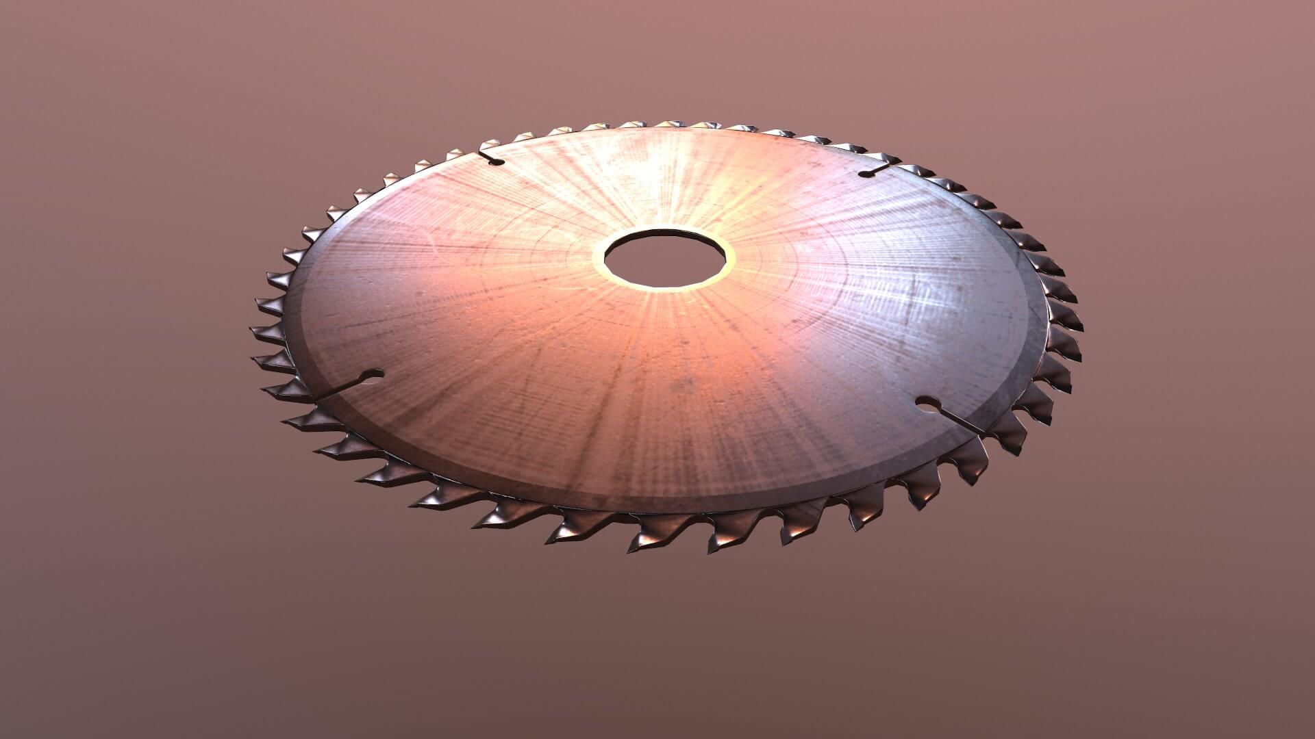 Saw Disk - 3D Model by Grishmanovskij Anton