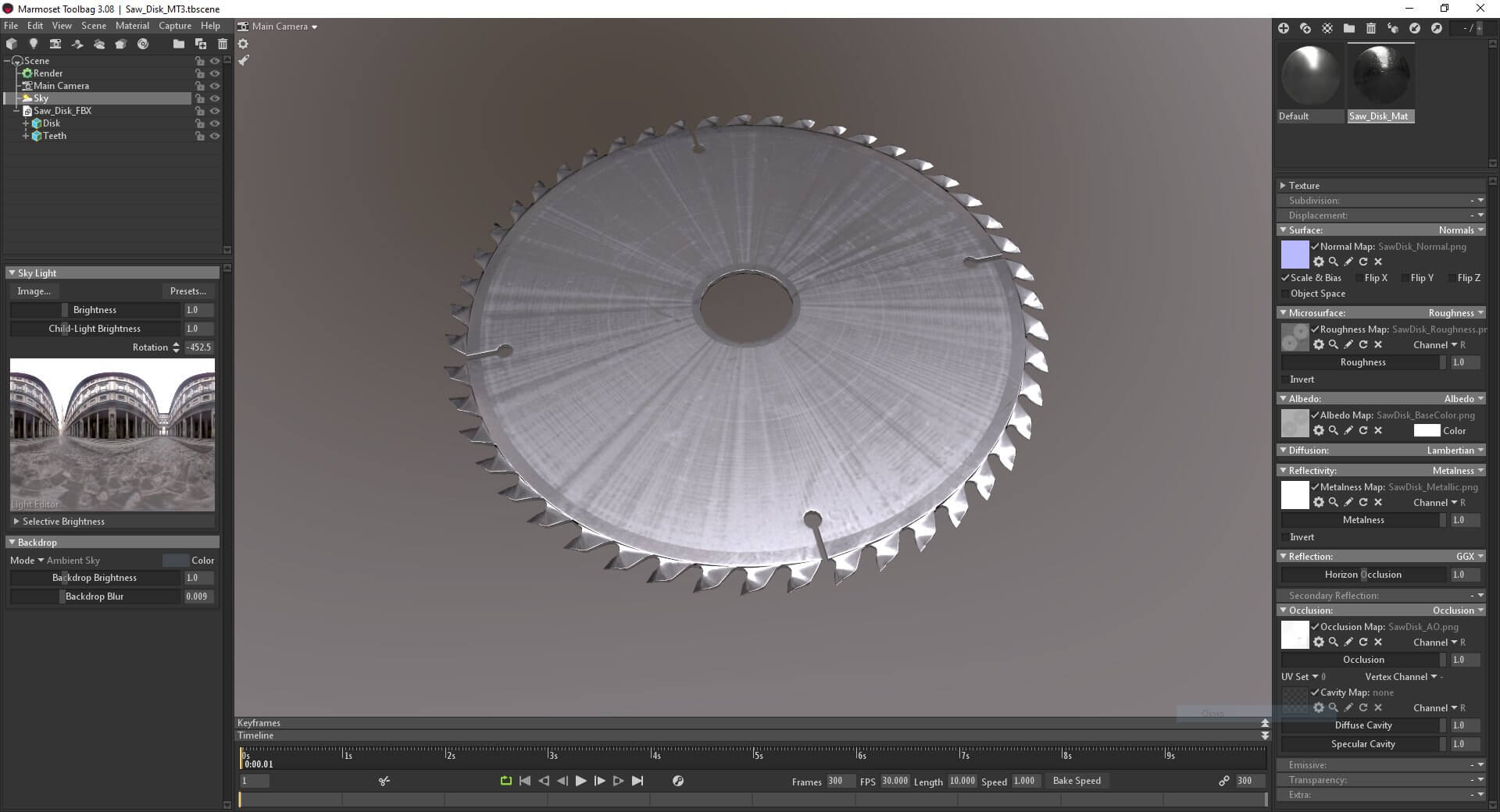 Saw Disk - 3D Model by Grishmanovskij Anton