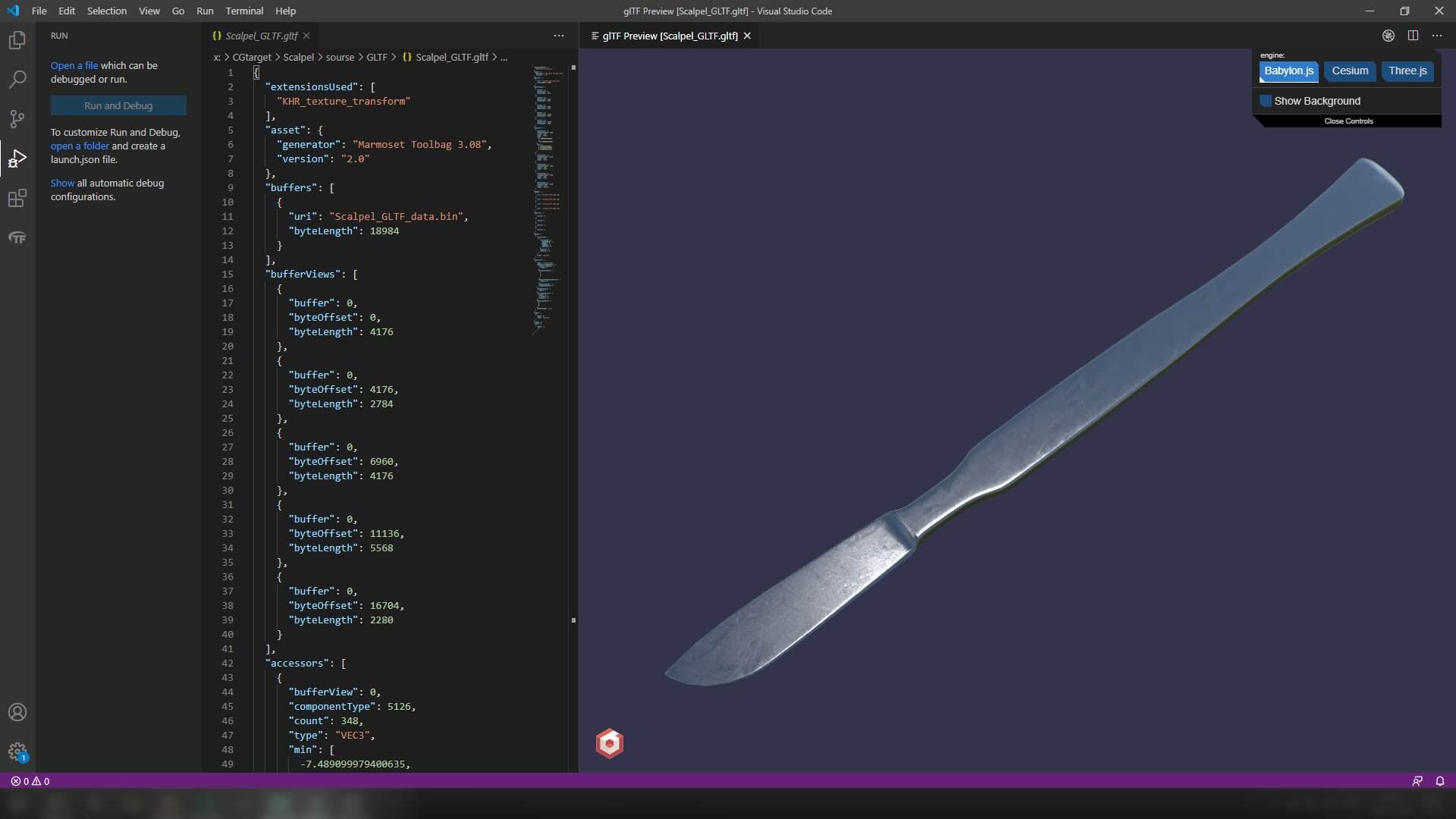 Scalpel - 3D Model by Grishmanovskij Anton