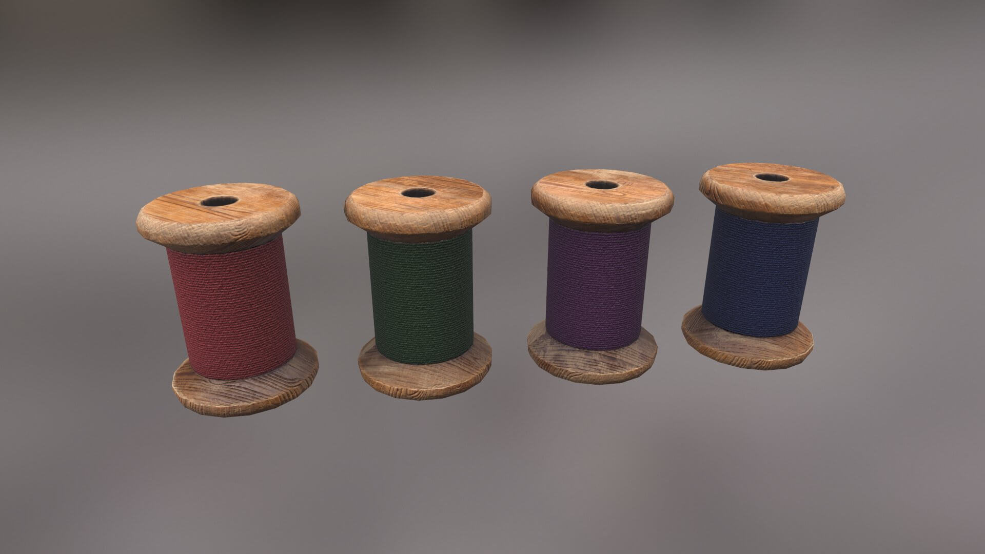 Sewing Threads - 3D Model by Grishmanovskij Anton