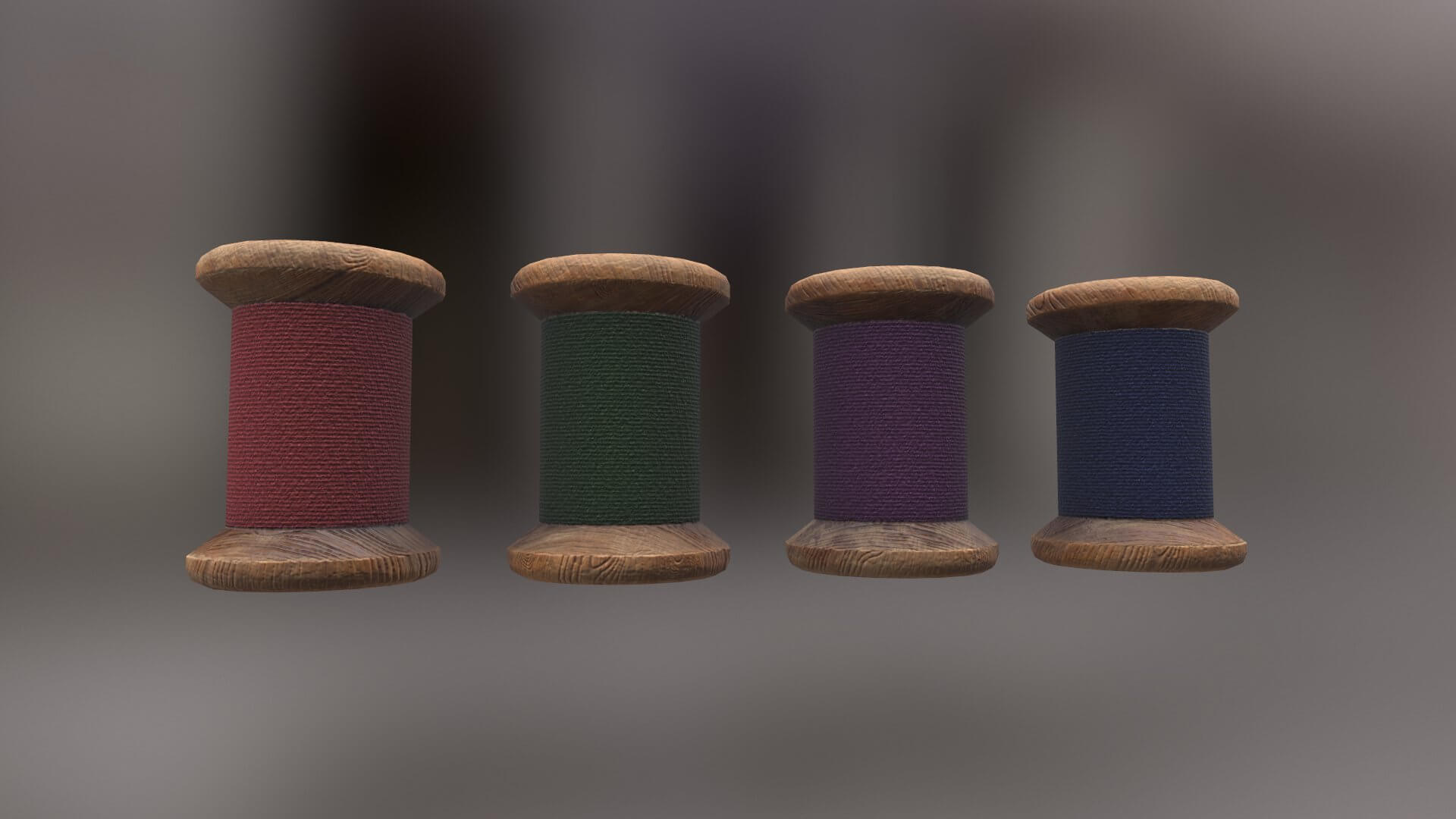 Sewing Threads - 3D Model by Grishmanovskij Anton