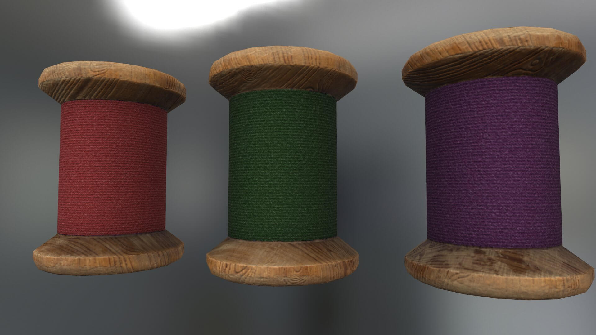 Sewing Threads - 3D Model by Grishmanovskij Anton