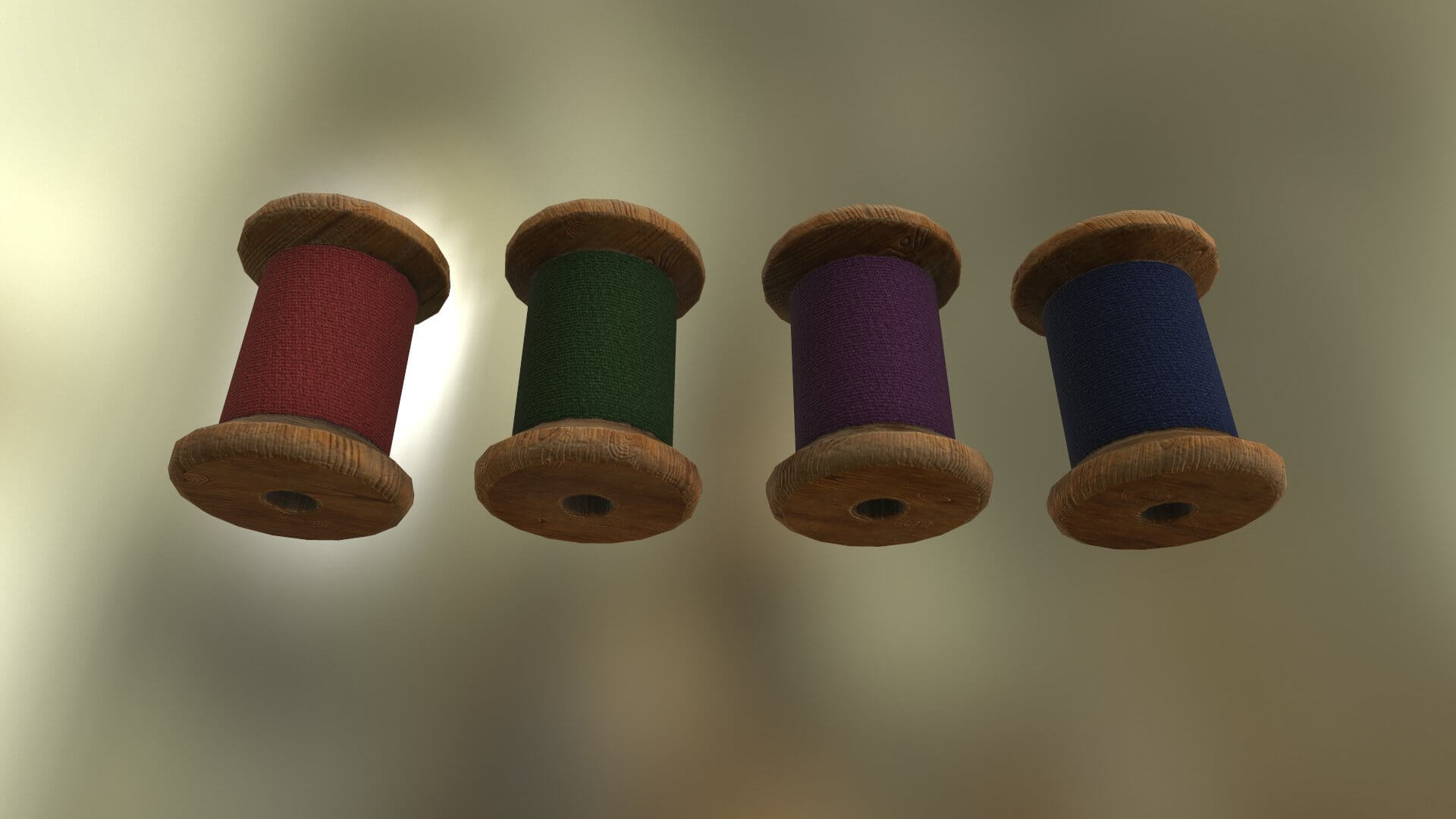 Sewing Threads - 3D Model by Grishmanovskij Anton