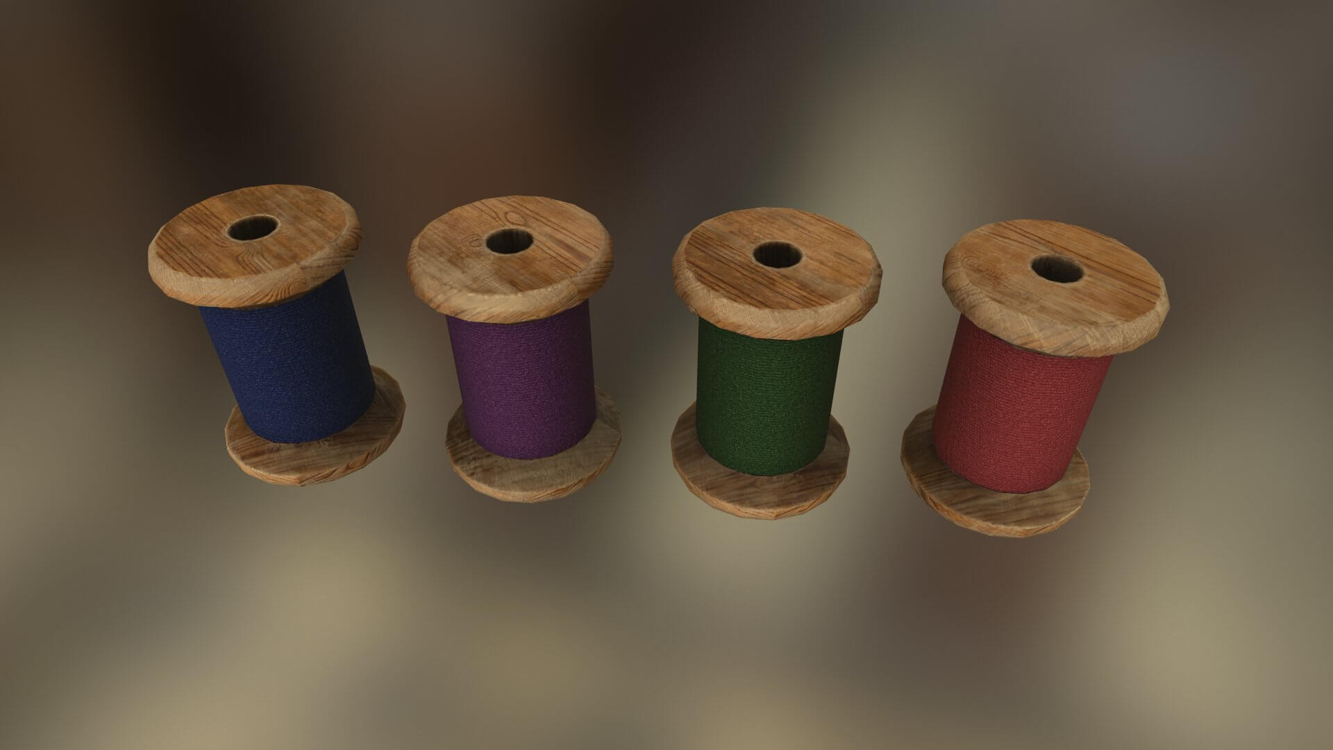 Sewing Threads - 3D Model by Grishmanovskij Anton