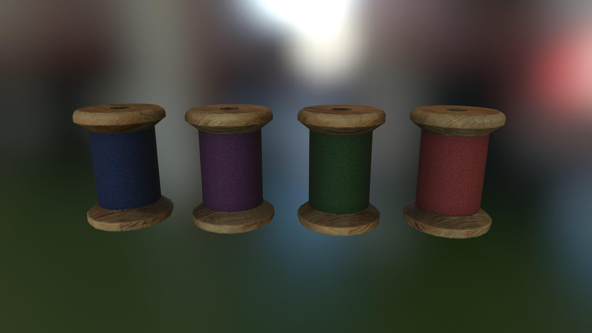 Sewing Threads - 3D Model by Grishmanovskij Anton