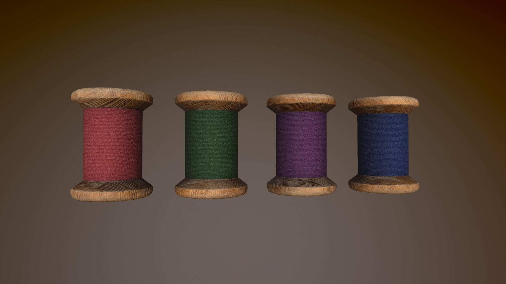 Sewing Threads - 3D Model by Grishmanovskij Anton