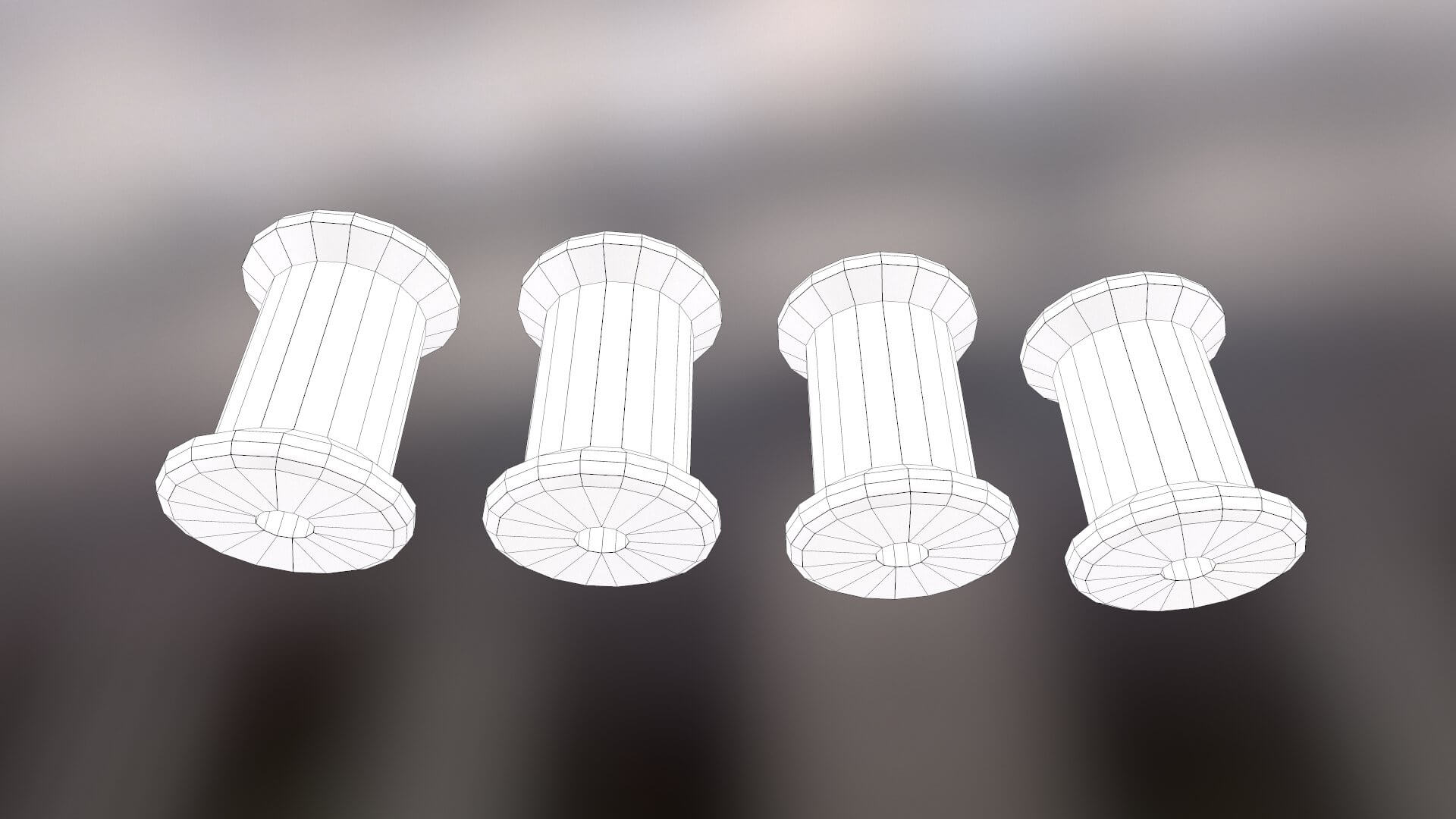 Sewing Threads - 3D Model by Grishmanovskij Anton