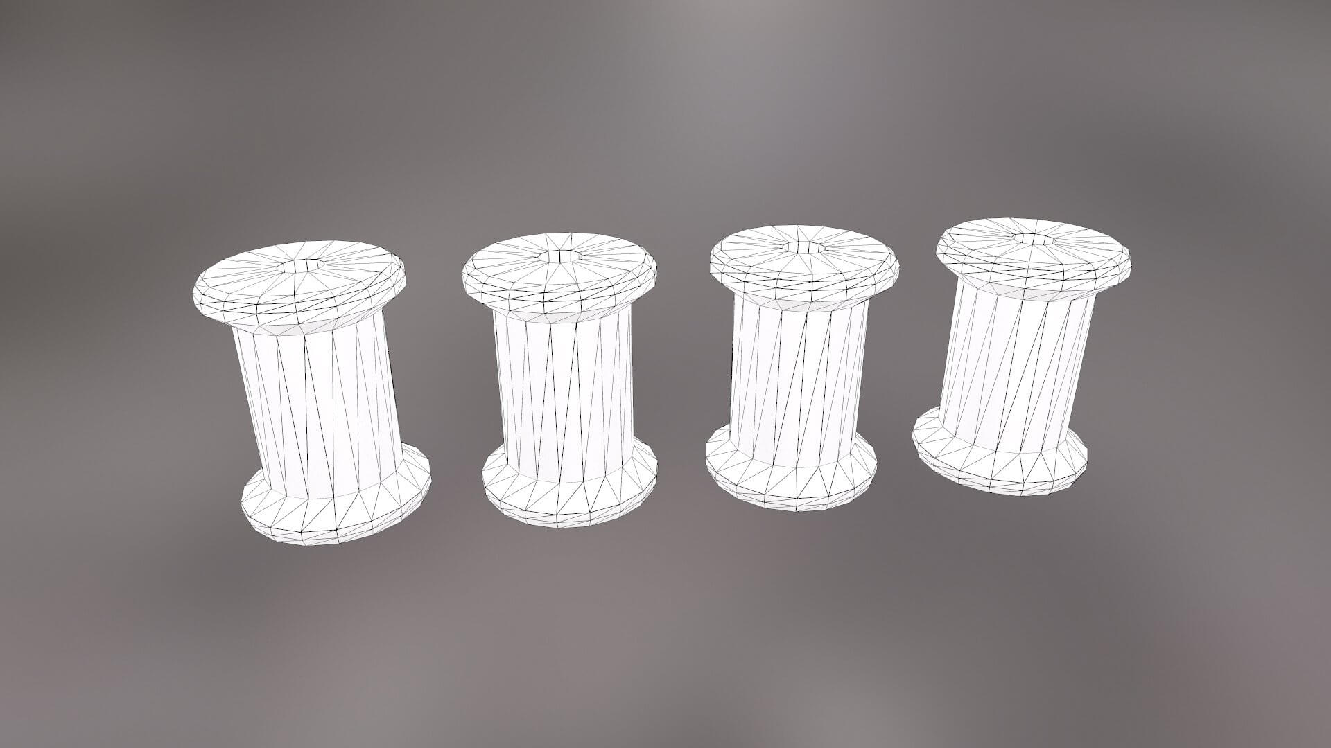 Sewing Threads - 3D Model by Grishmanovskij Anton