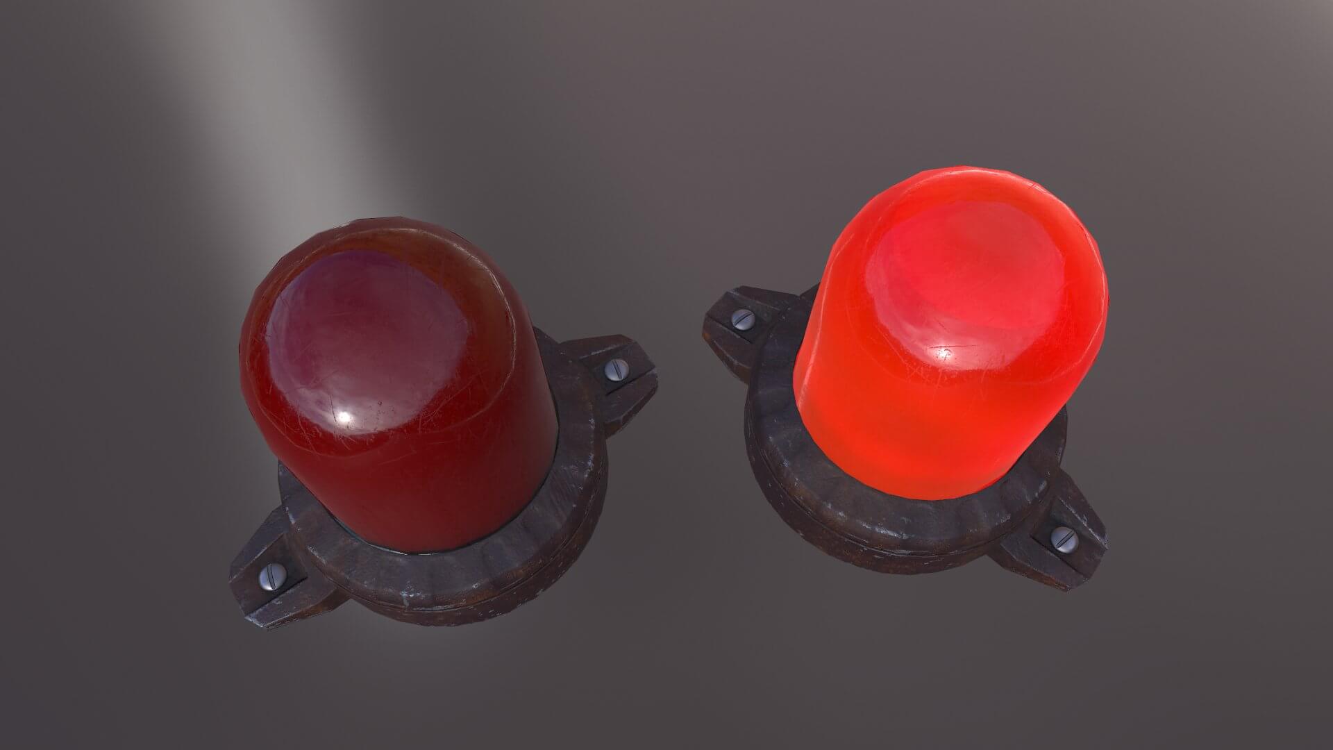 Signal Lamp - 3D Model by Grishmanovskij Anton