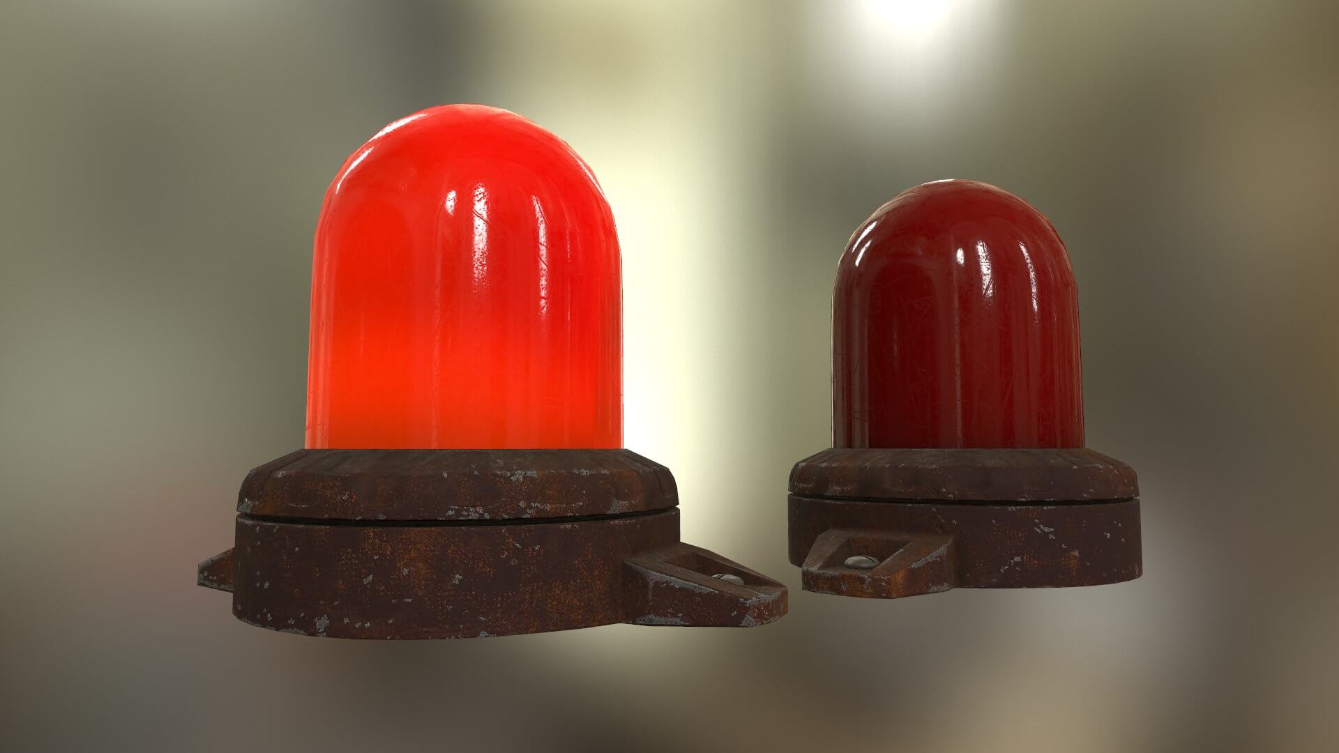 Signal Lamp - 3D Model by Grishmanovskij Anton