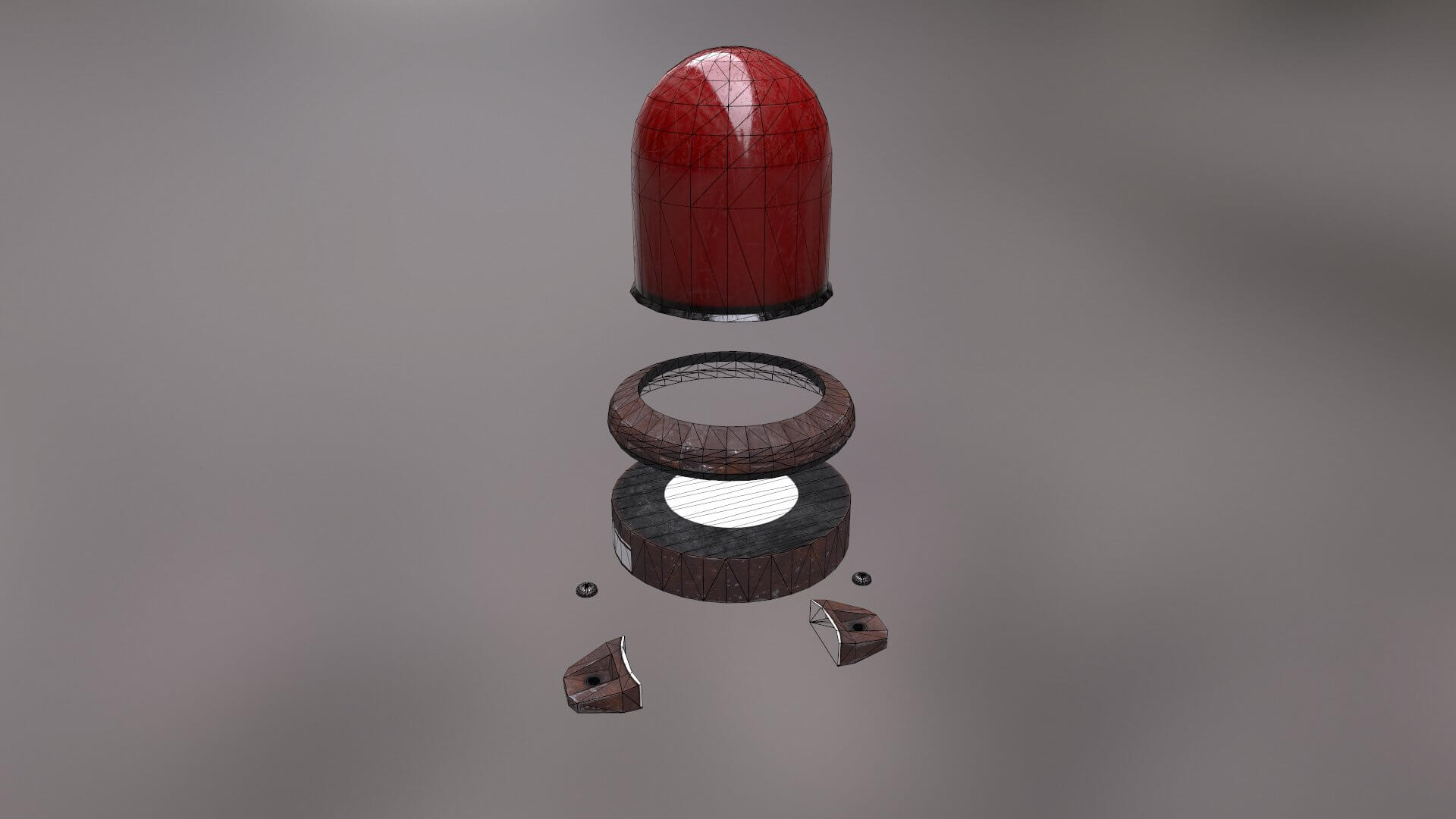 Signal Lamp - 3D Model by Grishmanovskij Anton