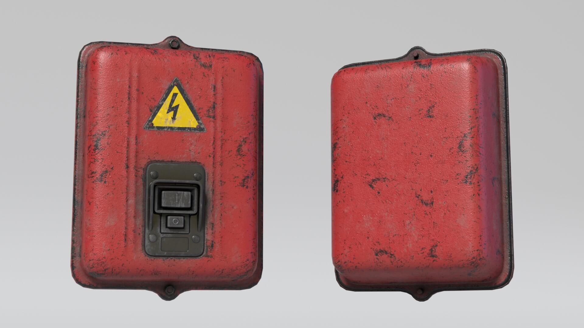 Small Switchboard - 3D Model by Grishmanovskij Anton