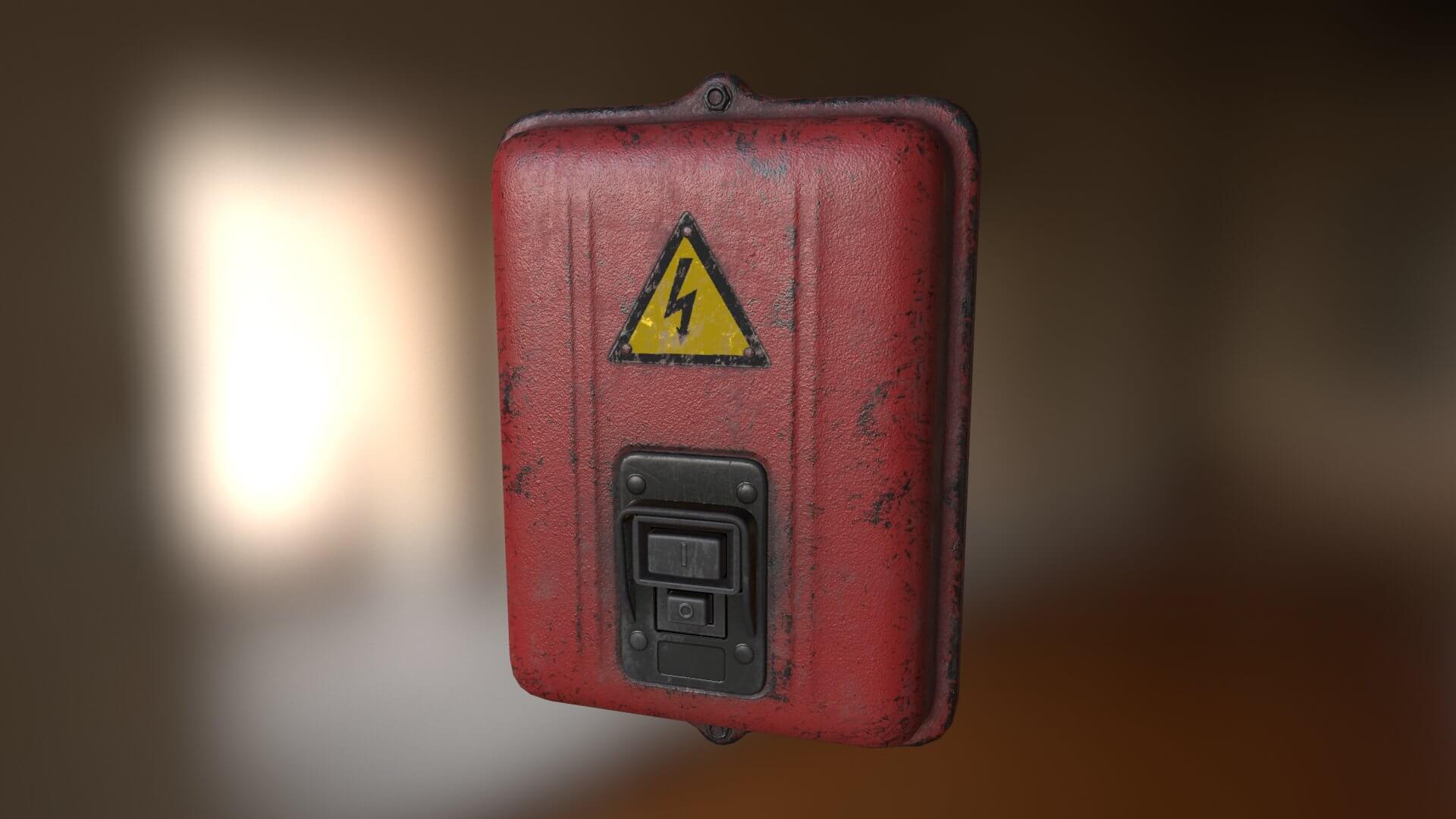 Small Switchboard - 3D Model by Grishmanovskij Anton